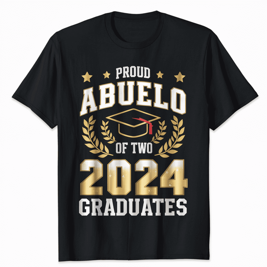 Caps, Gowns, and Achievement: Class of 2024 Graduation Tee - Walmart.com