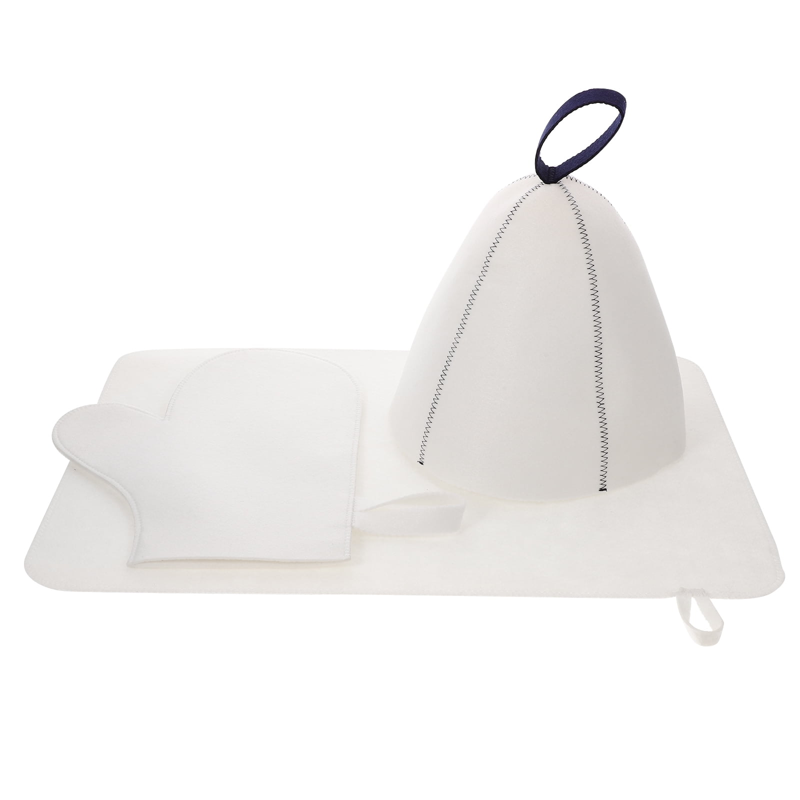 Caps Russian Hat Sauna Head Cover Elegance Felt Mat Bathing Spa Hair ...