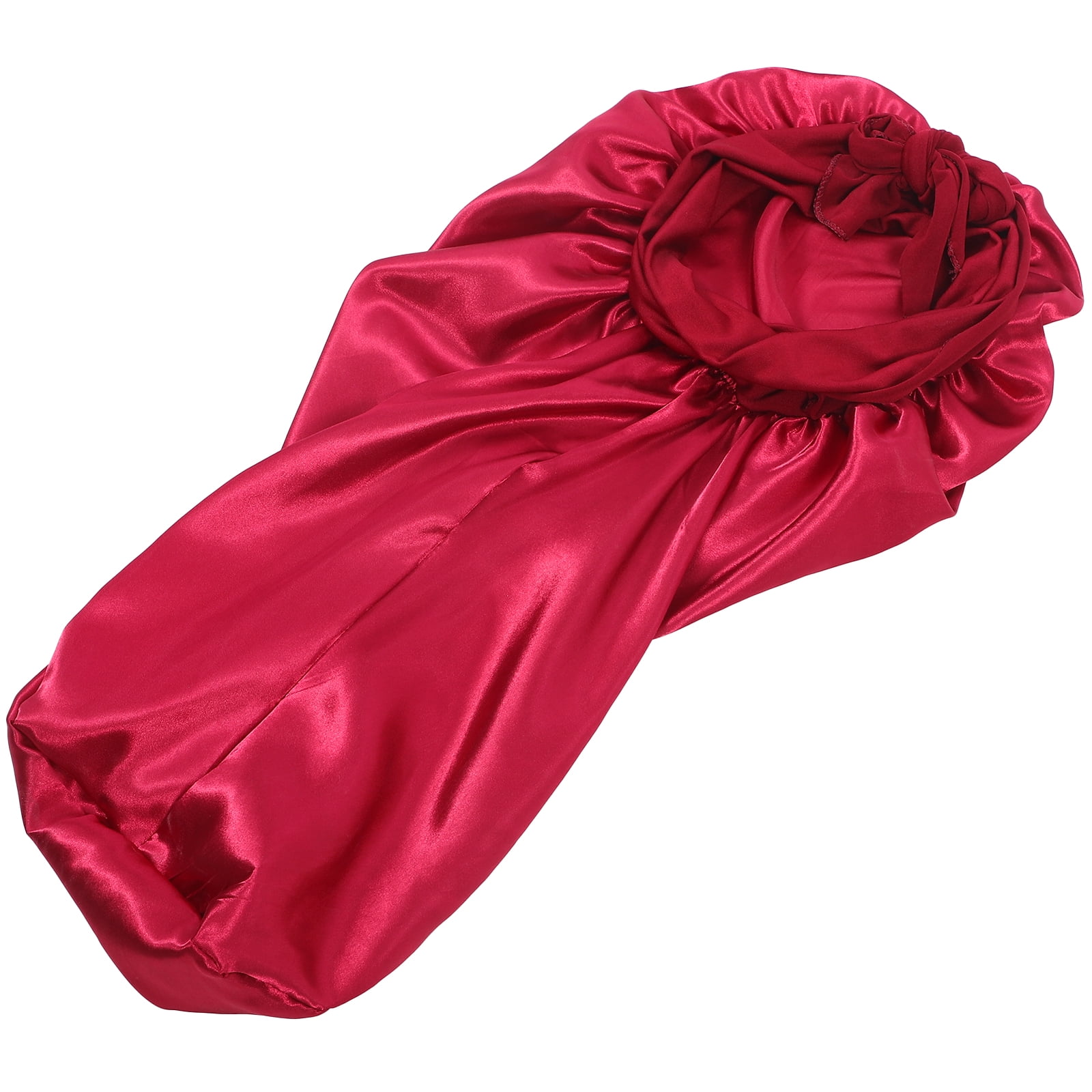 Caps Sleeping Bonnet Hair Accessory Silk Bonnet for Long Hair Long Milk ...