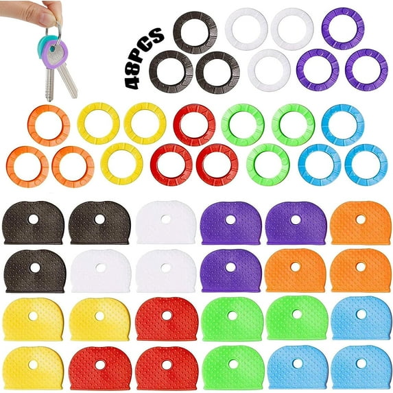 Caps Tags Covers Set 48 Pieces Key Caps Tags Key Caps Covers Caps ...
