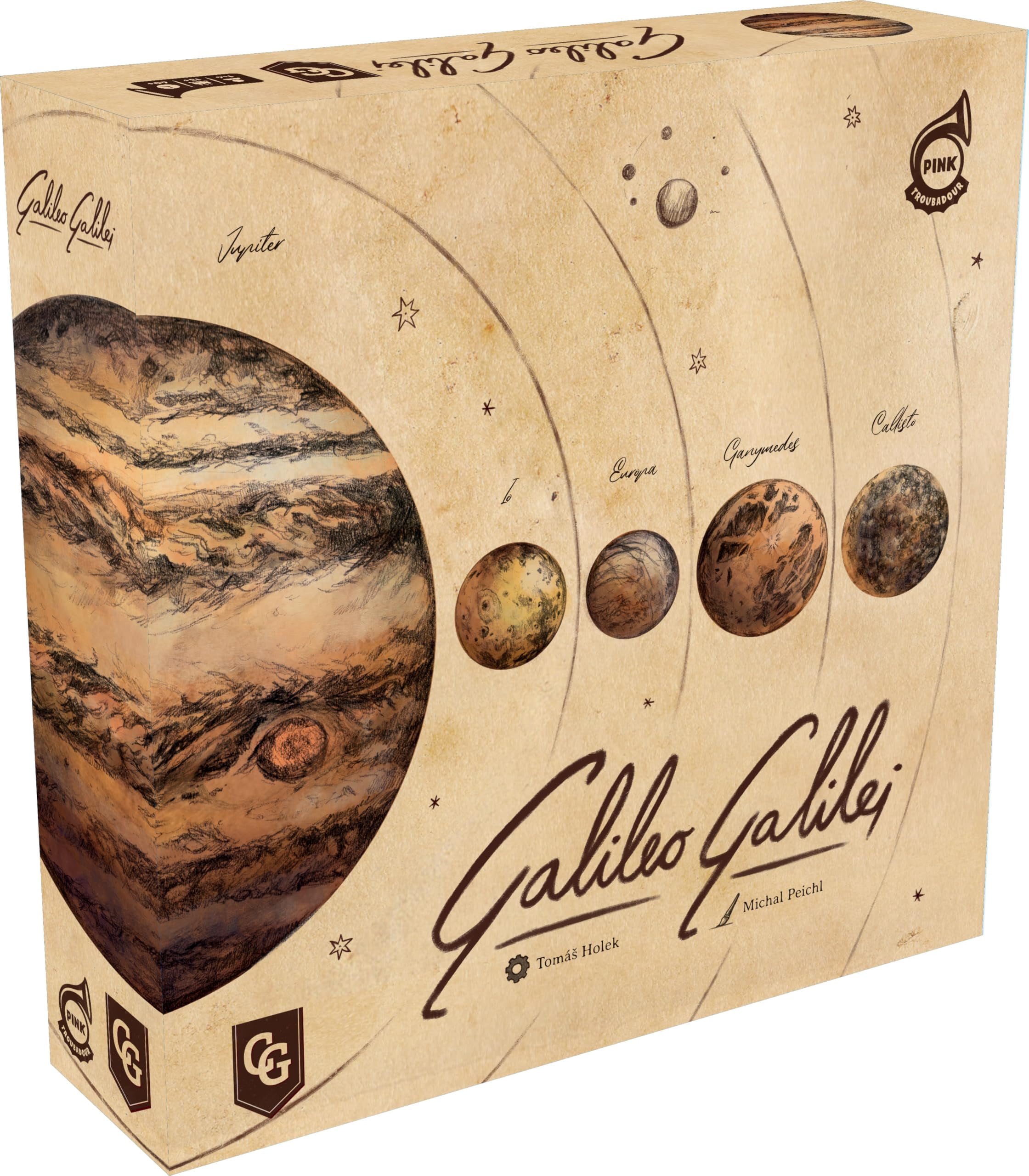 Capstone Games Galileo Galilei | Euro-Style Astronomy Strategy Board ...
