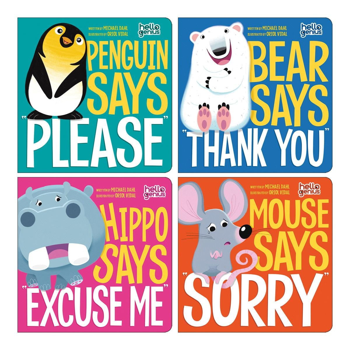 Kaplan Early Learning First Manners Board Books - Set of 4 - Walmart ...