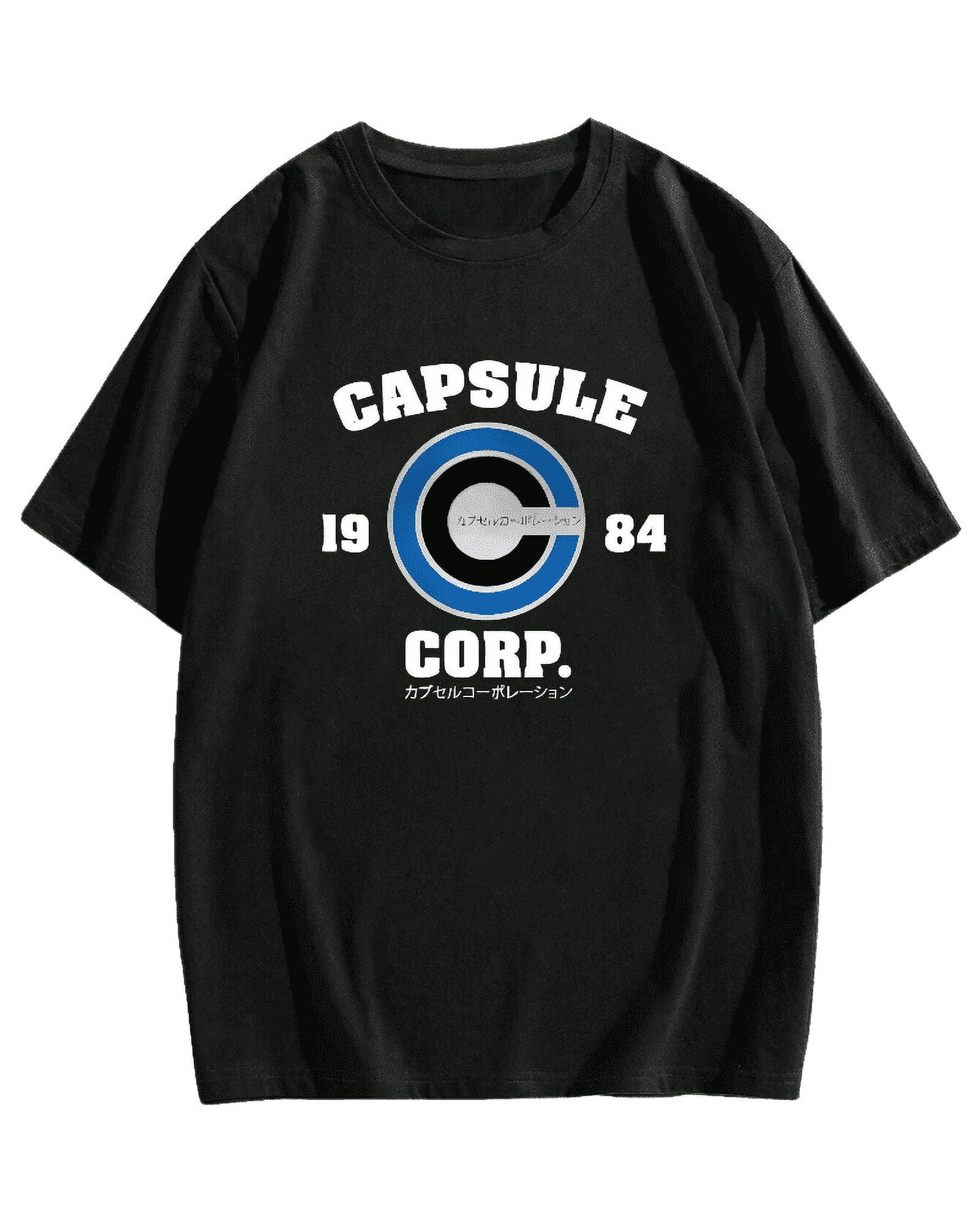 Capsule Corp Anime Cotton casual T-shirt - Walmart.com