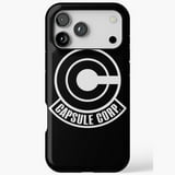 Capsule Corp Badge White Logo Phone Cover for iPhone 11 12 13 14 15 16 ...