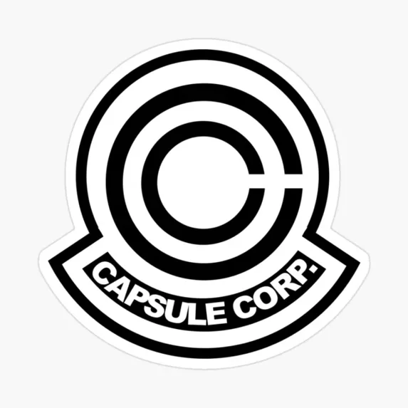 Capsule Corp Logo Sticker For Car, Truck Sticker Phone Decal Water ...