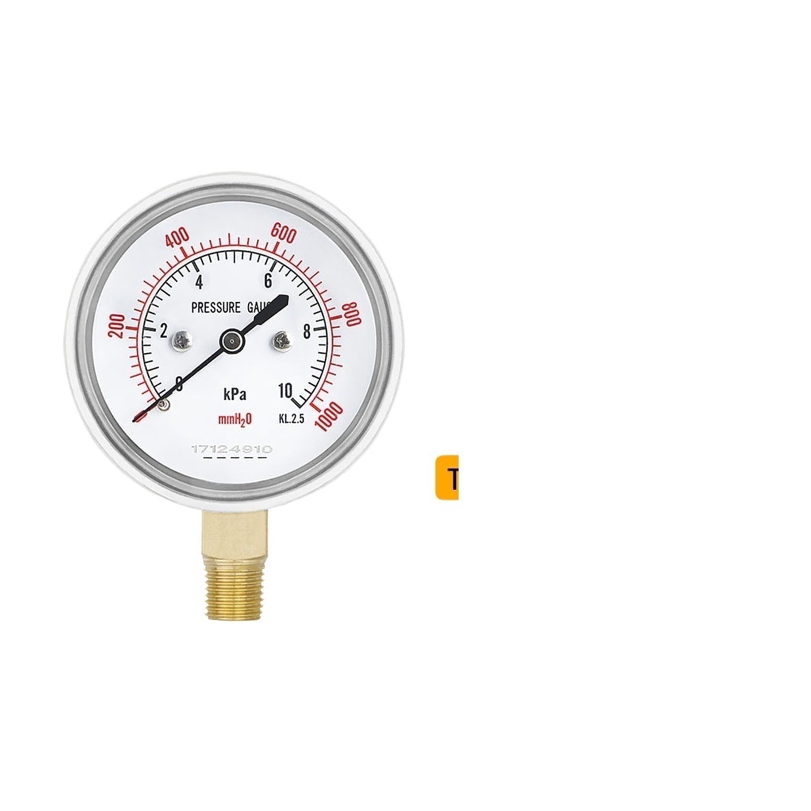 Capsule Mirco Low Diaphram Pressure Gauges Manometer 2.5" ,Precise ...