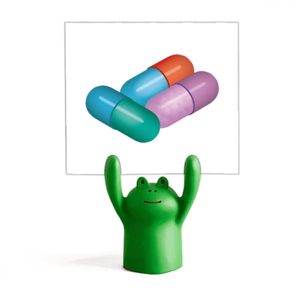 Capsule Pill Health Care Products Pattern Memo Holder Cartoon Animal ...