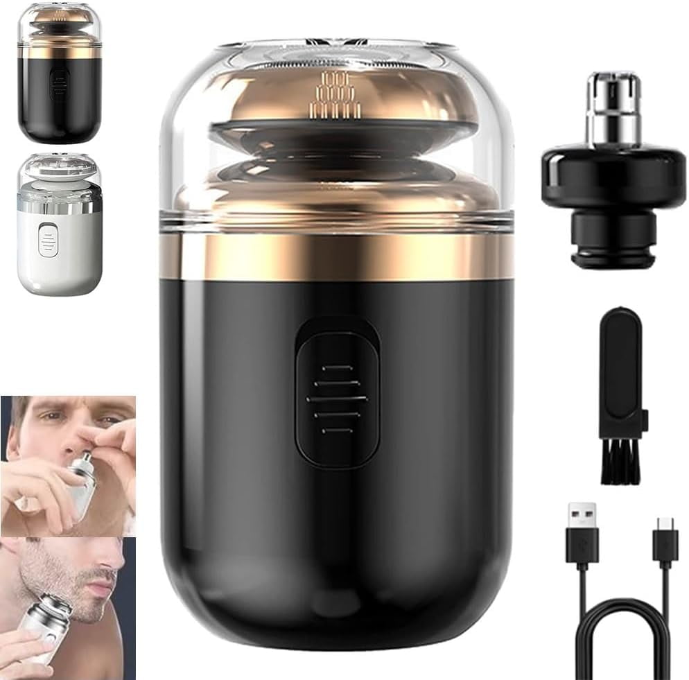 Capsule Razor, Mini Portable Electric Shaver, 2-in-1 Capsule Shaver ...