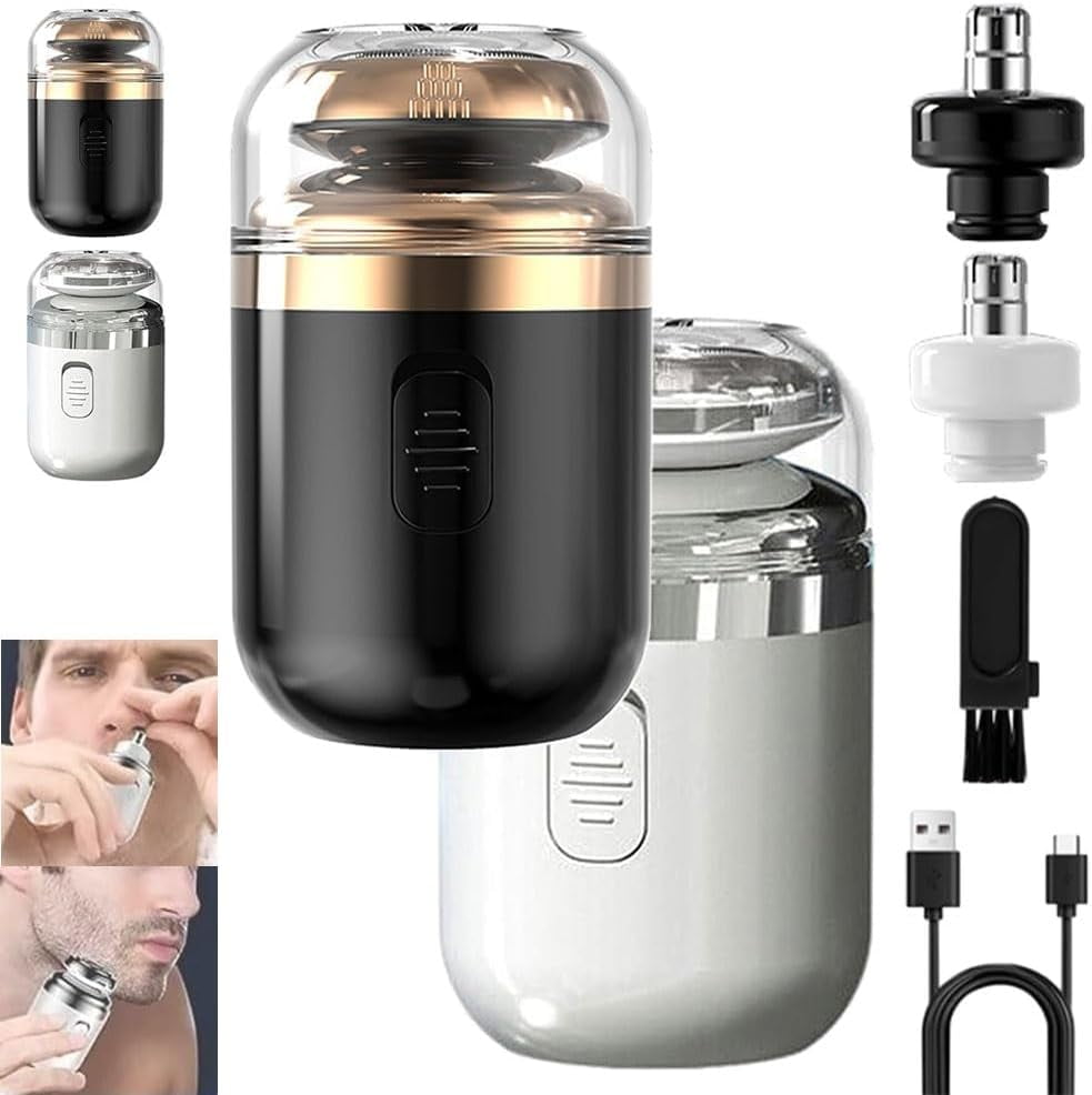 Capsule Razor, Mini Portable Electric Shaver, 2-in-1 Capsule Shaver ...