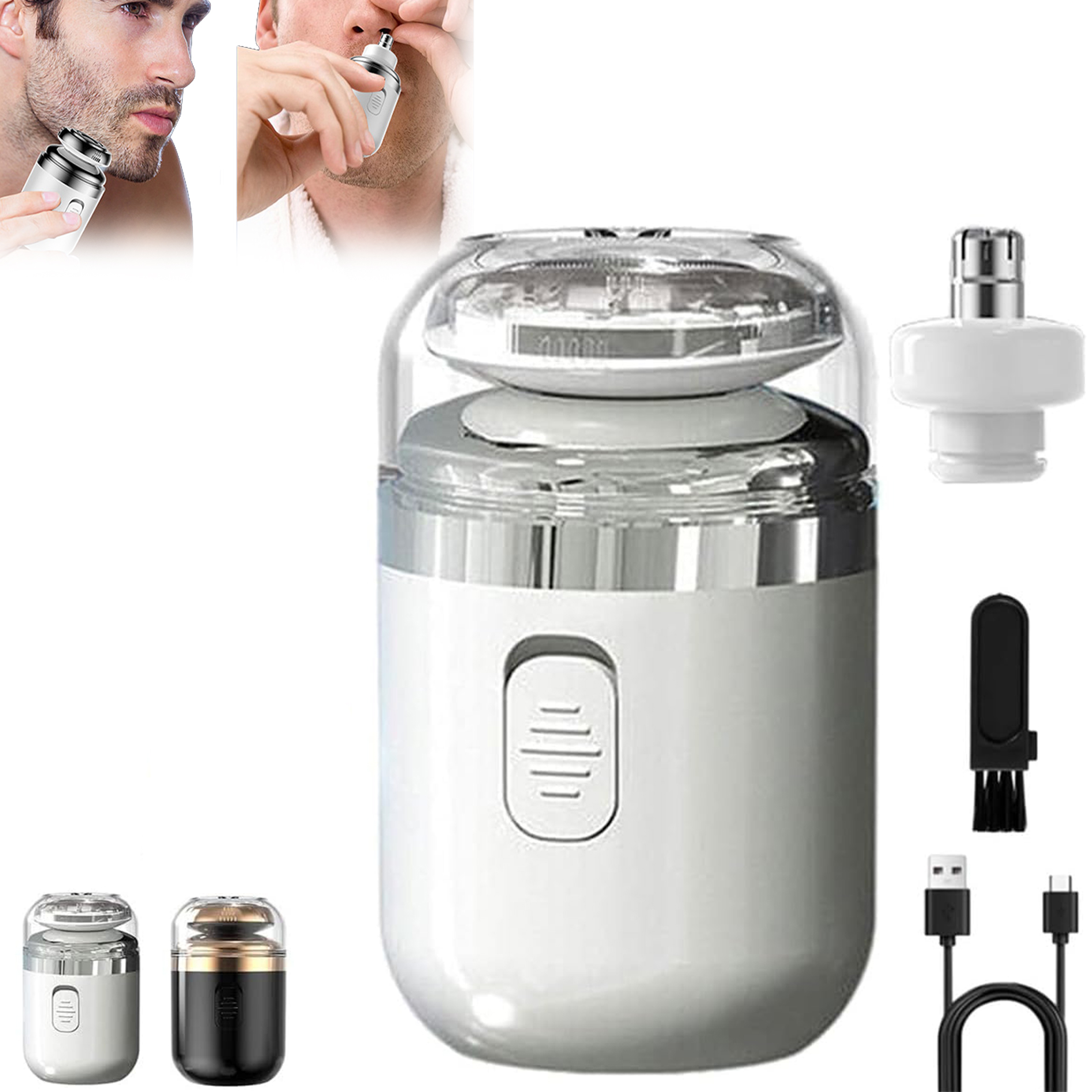 Capsule Razor, Mini Portable Electric Shaver, Mini Shavers for Men ...