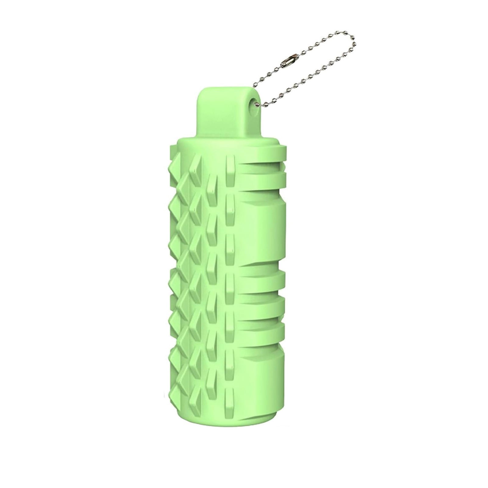 Capsule Shaped Tension Relief Fidget with Chain, Green Handheld Sensory ...