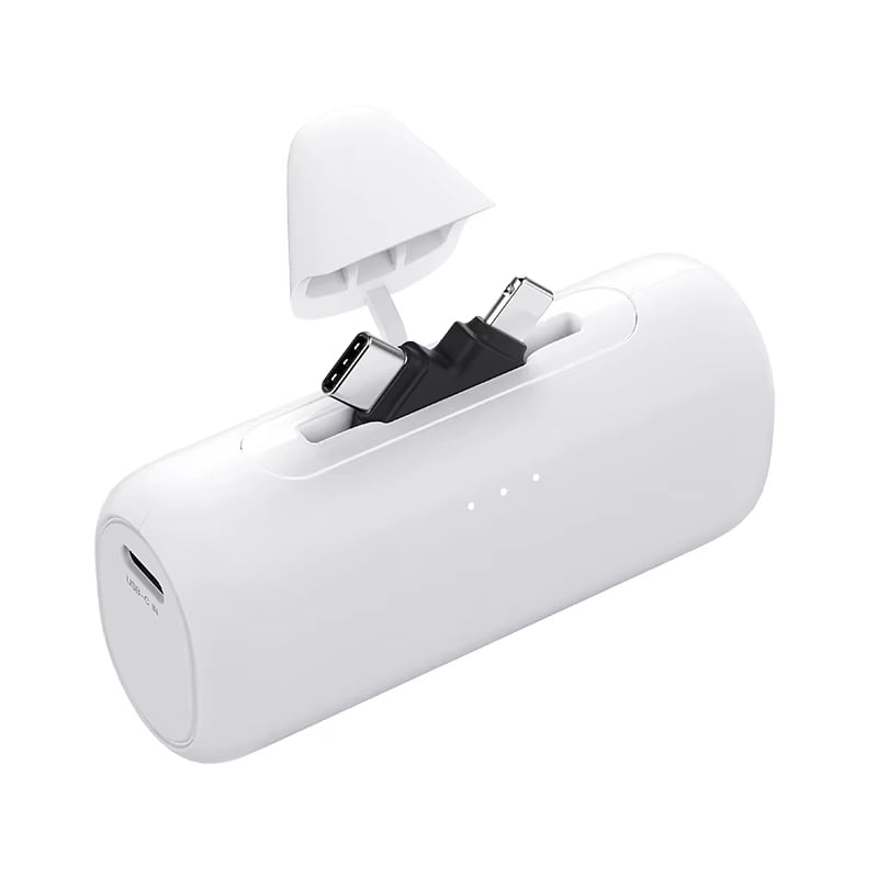 Capsule power bank, 5000mAh large capacity, compatible with Lightning ...