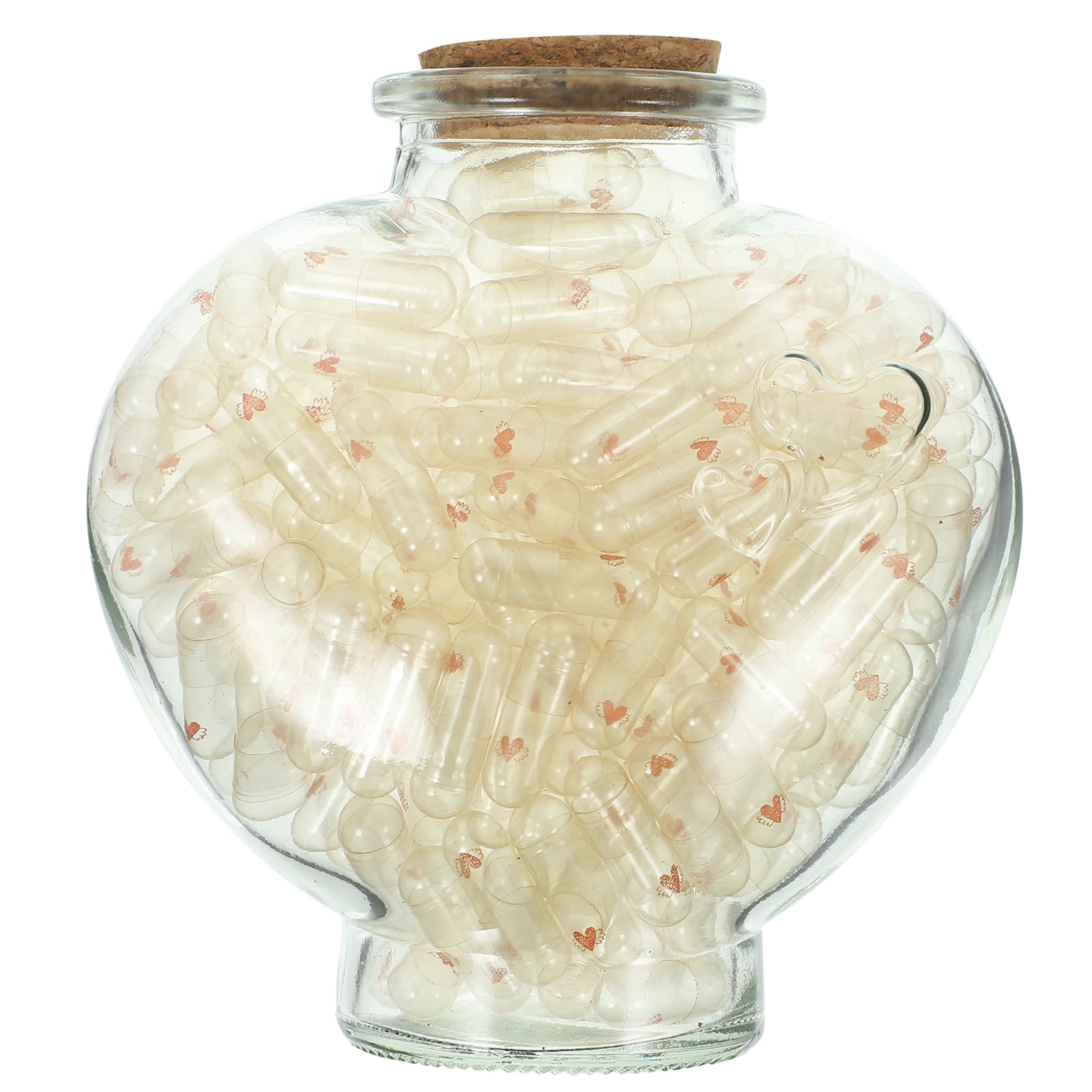 Capsules Glass Wish Bottle Kit Paper Capsule Set Capsule Wishing Bottle ...