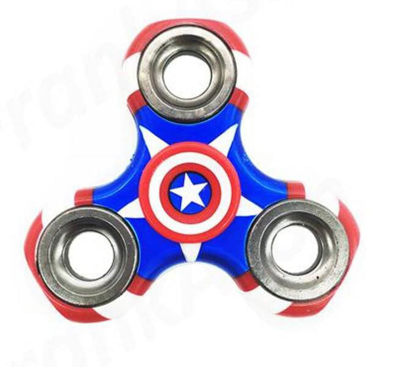 Capt. America Fidget Spinner Capt. America Superhero Style Quality ...