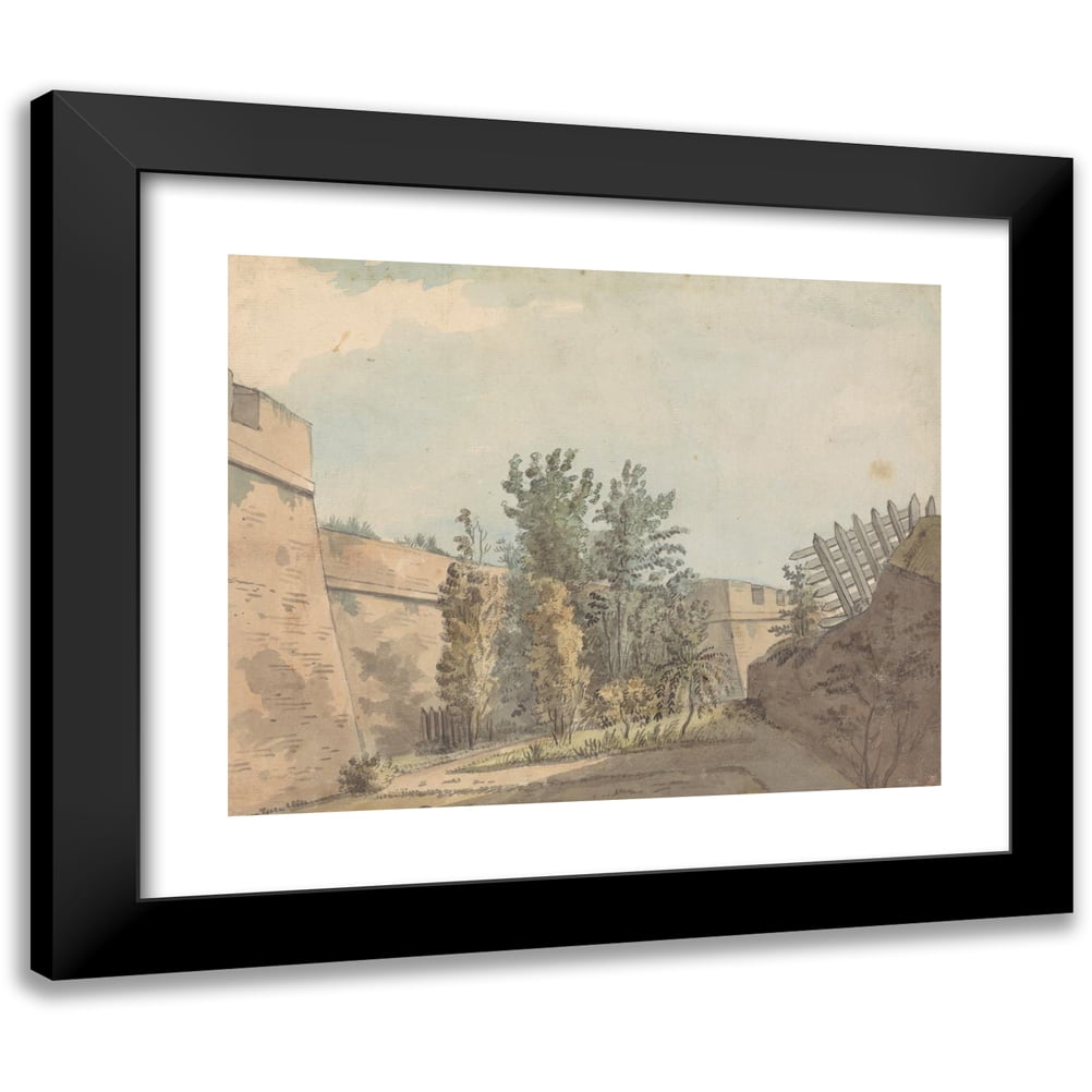 Capt. Francis Grose 14x12 Black Modern Framed Museum Art Print Titled ...