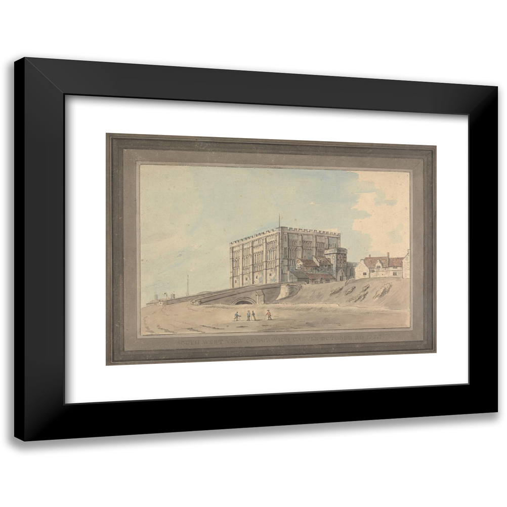 Capt. Francis Grose 24x18 Black Modern Framed Museum Art Print Titled ...