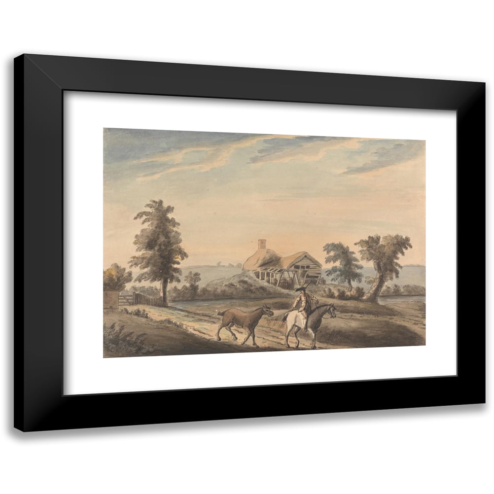 Capt. Francis Grose 24x18 Black Modern Framed Museum Art Print Titled ...