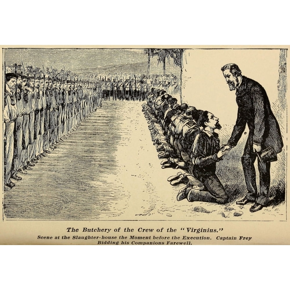 Capt. Joseph Fry Of The Ship Virginius Bidding Farewell To 37 Of His ...