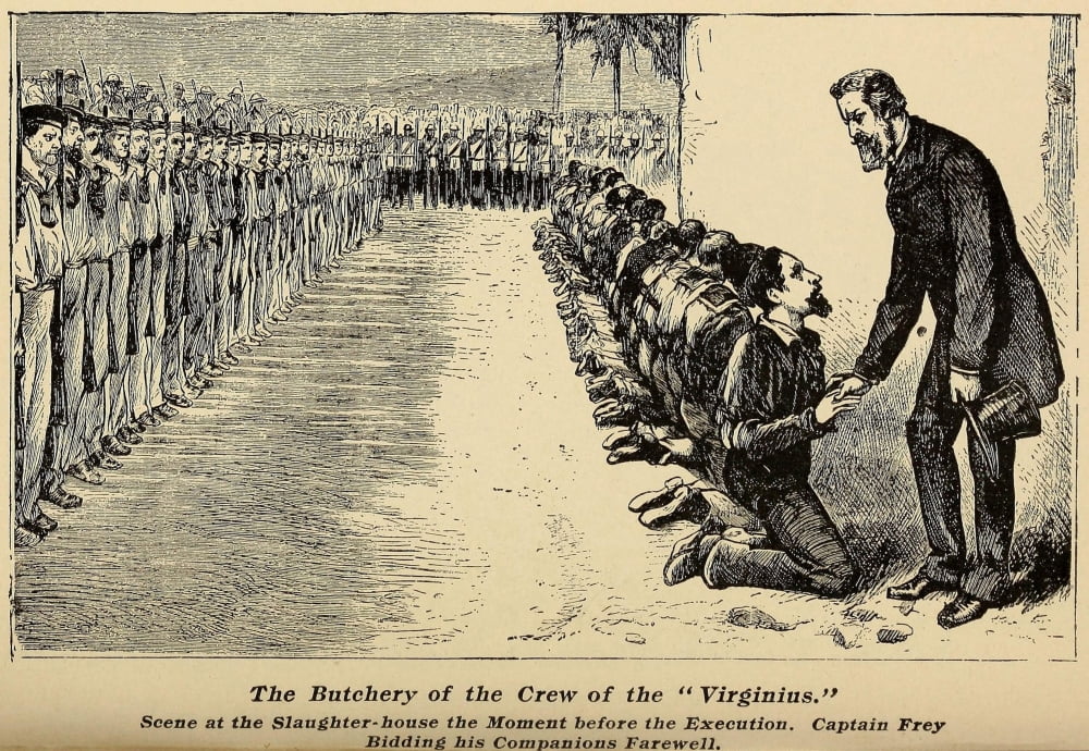 Capt. Joseph Fry Of The Ship Virginius Bidding Farewell To 37 Of His ...