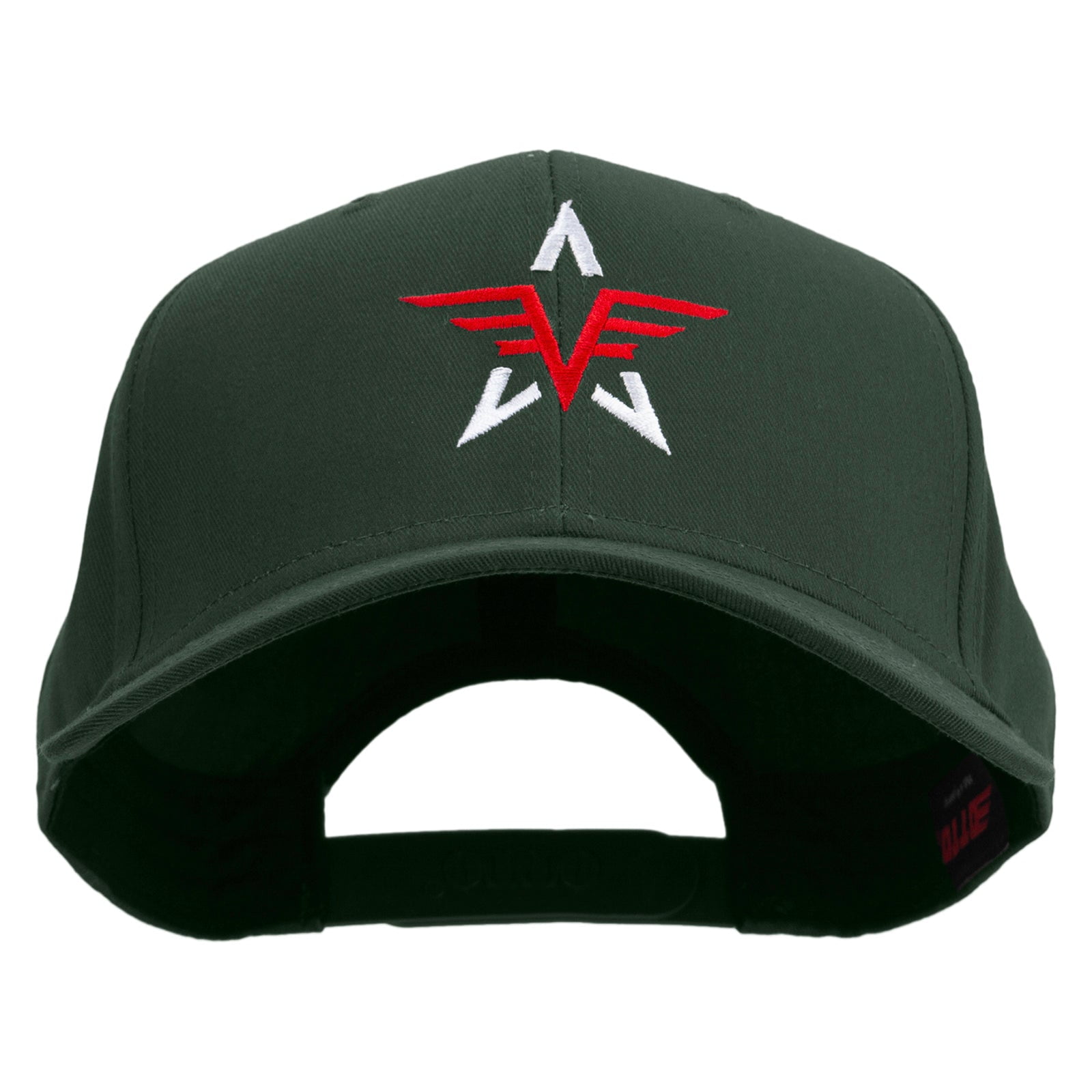 Captain Abstract Star Shape Embroidered Solid Cotton Twill Pro Style ...