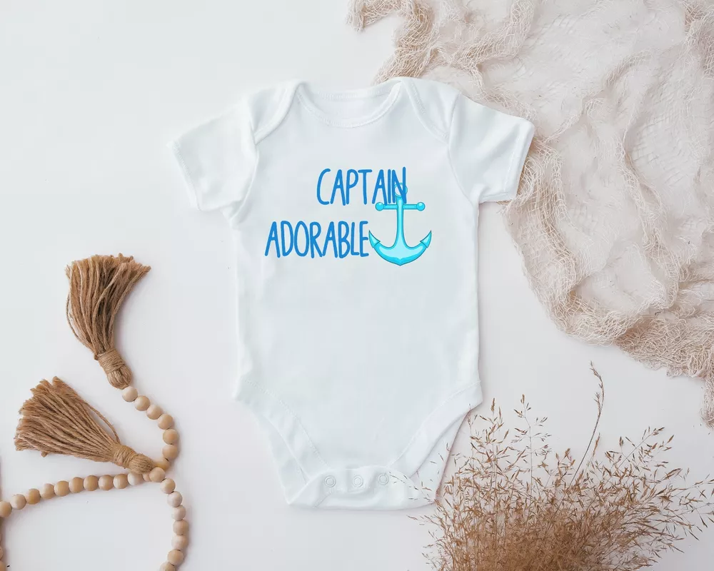 Captain Adorable Baby Vest, Baby Announcement, Baby Shower Gift, Cute ...