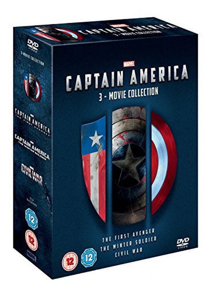 Marvel's Captain America Trilogy DVD - Avengers Series 1-3 - Walmart.com