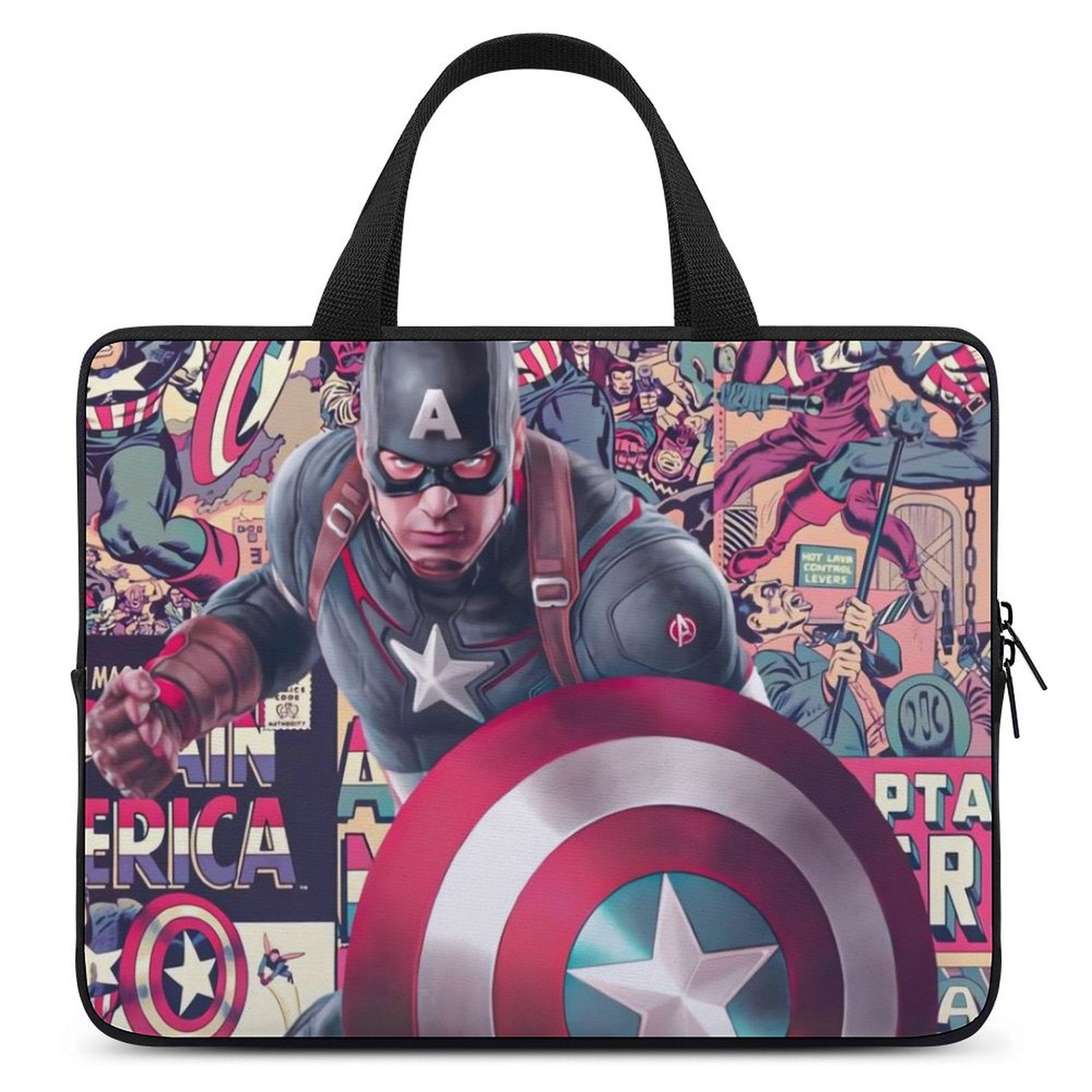 Captain-America 12 Inch Laptop Bag,Expandable Computer Bag Laptop ...