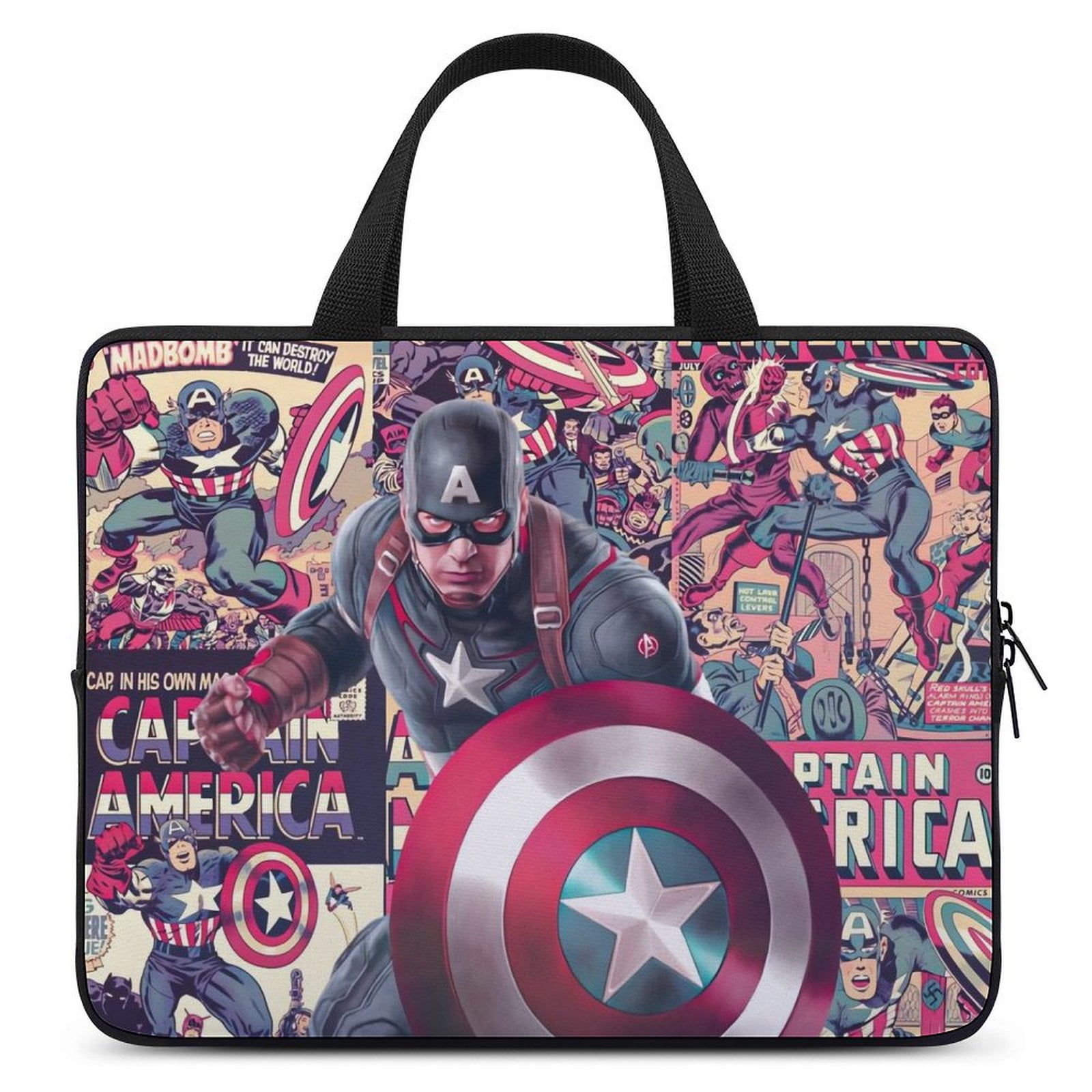 Captain-America 17 Inch Laptop Bag,Expandable Computer Bag Laptop ...
