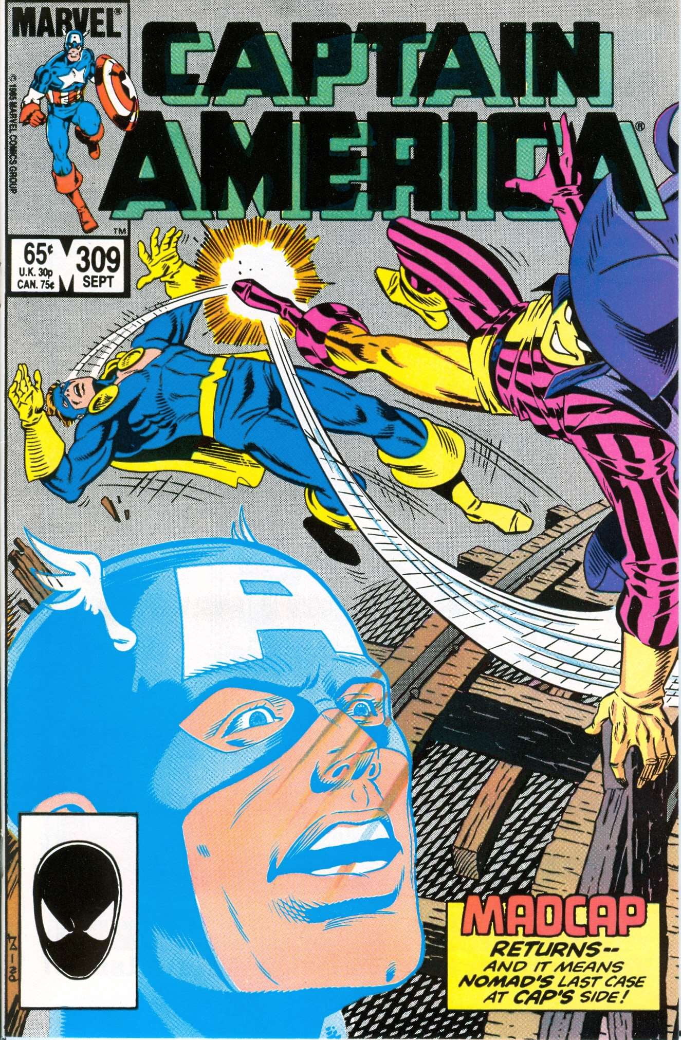 Captain America (1st Series) #309 VF ; Marvel Comic Book - Walmart.com