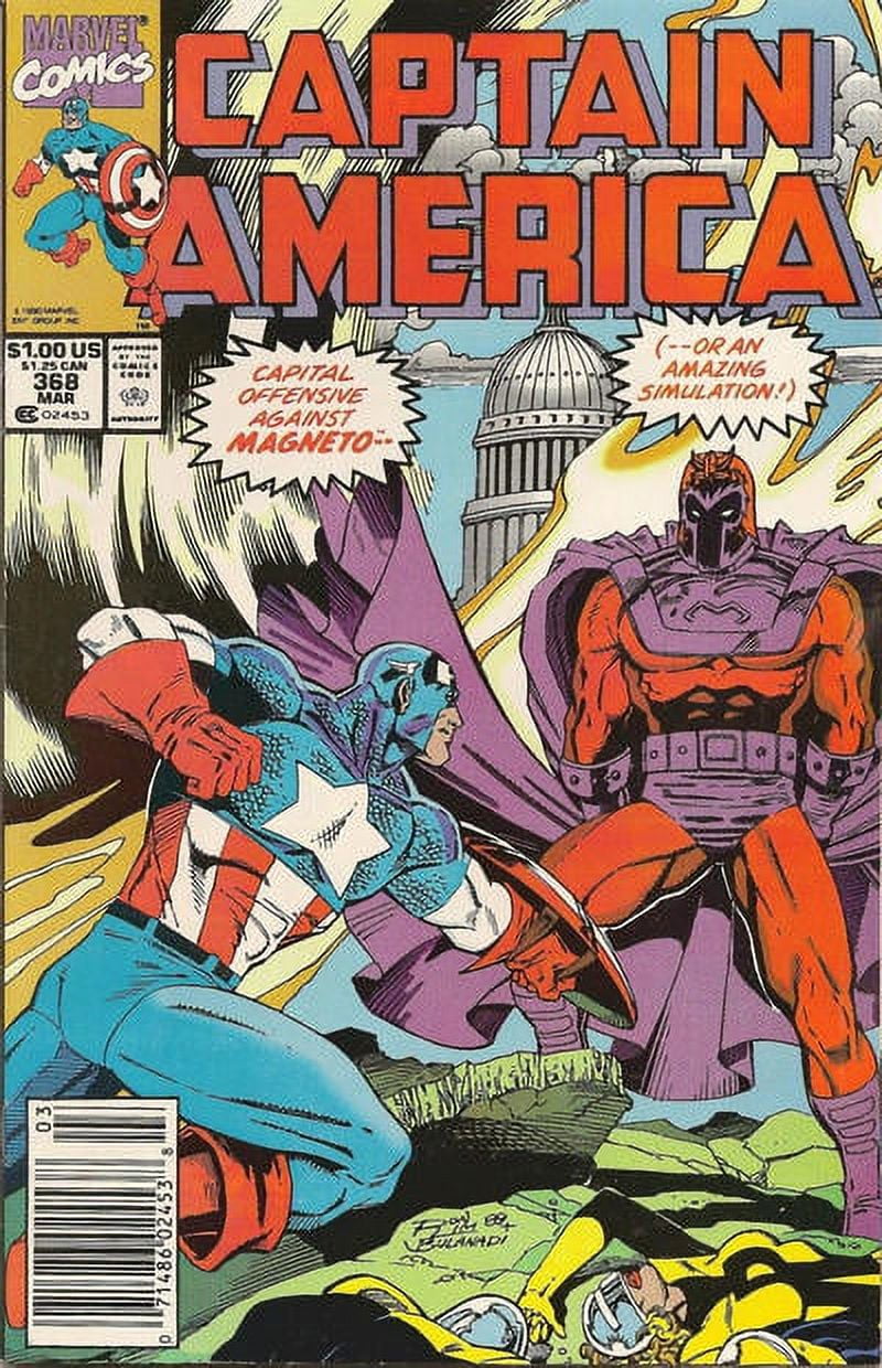 Captain America (1st Series) #368 (Newsstand) VF ; Marvel Comic Book ...