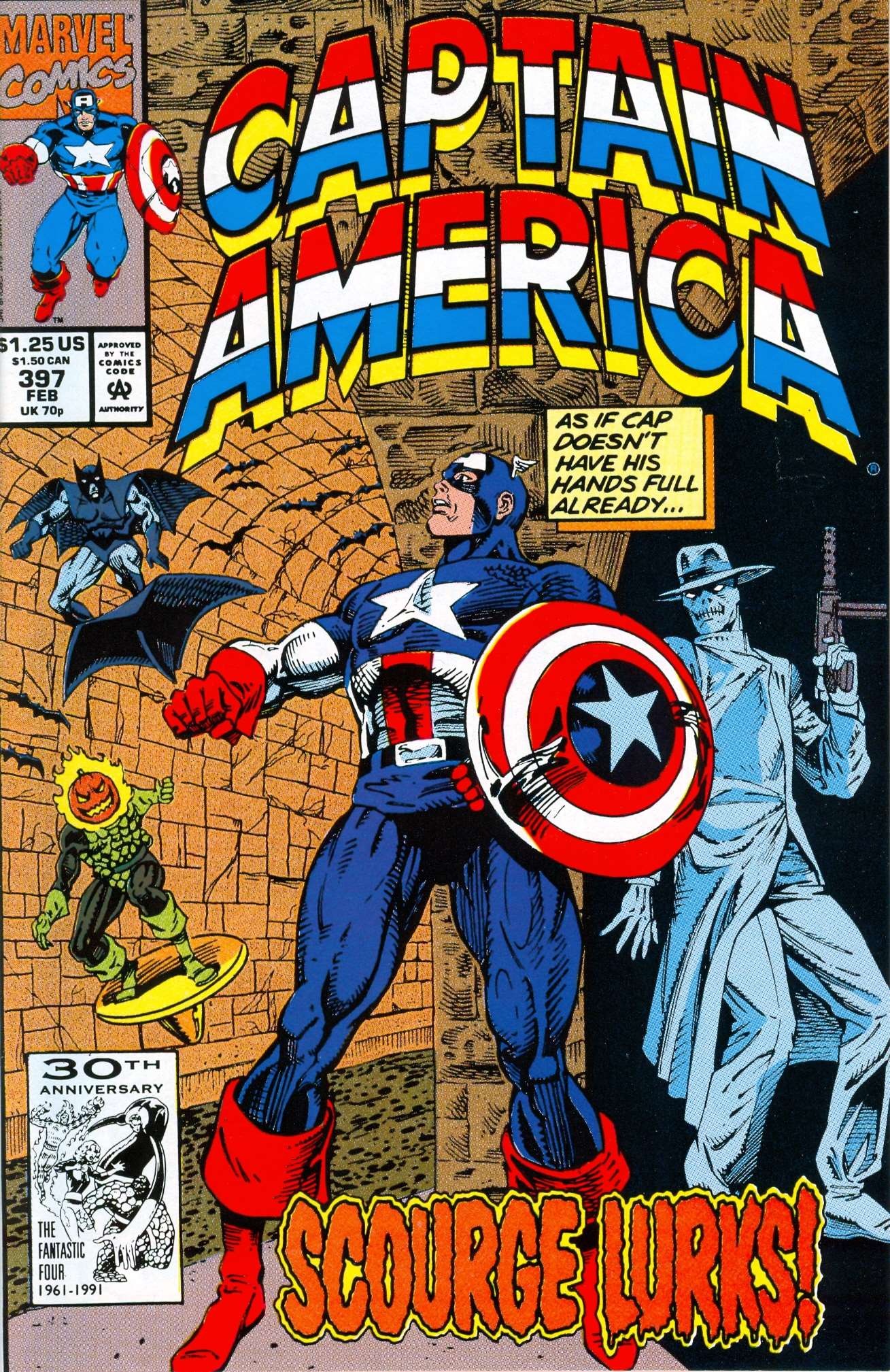 Captain America (1st Series) #397 VF ; Marvel Comic Book - Walmart.com