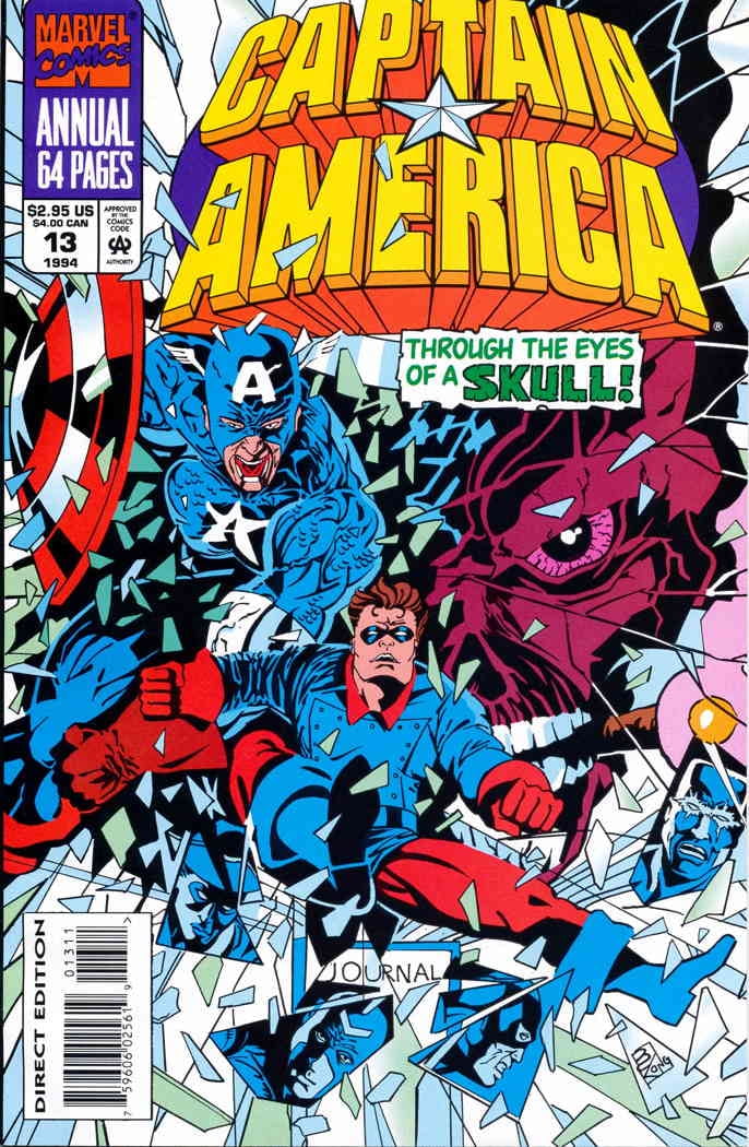 Captain America (1st Series) Annual #13 VF ; Marvel Comic Book ...