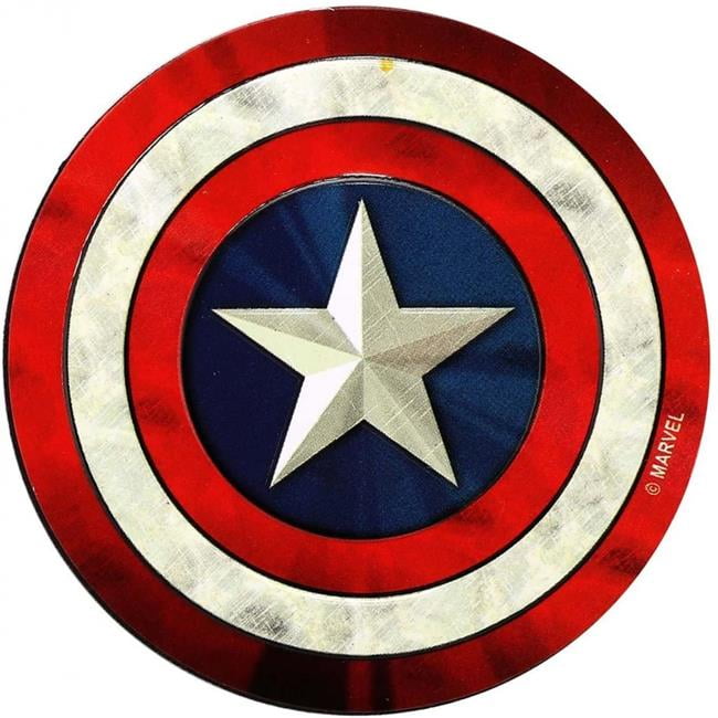 Captain America 2.5 in. Marvel Comics Captain America Shield Embossed ...