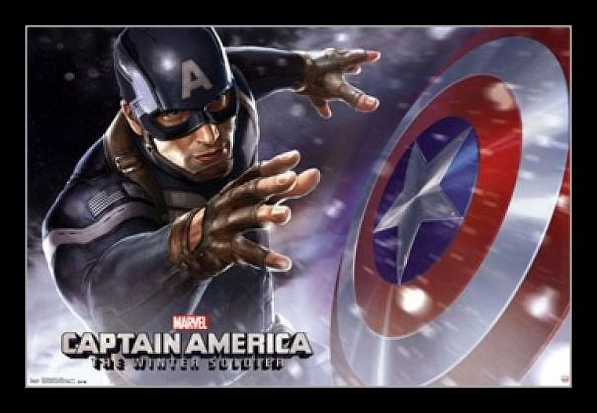 Captain America 2 Shield Poster