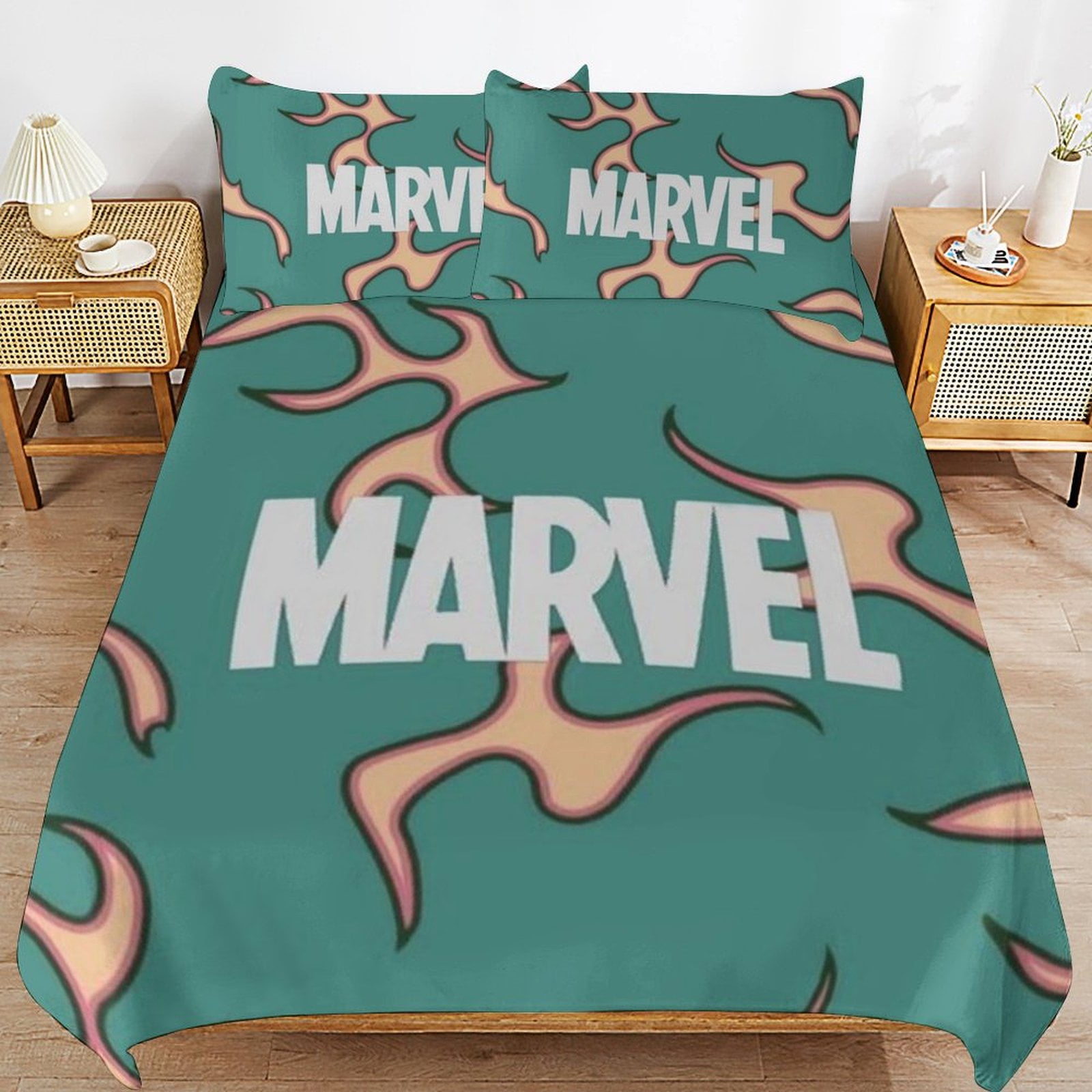 Captain-America 3-Piece All Season Bedding Set, Comforter Set with ...