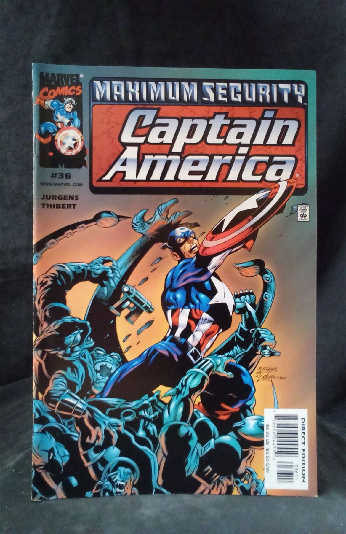 Pre-Owned Captain America #36 2000 Marvel Comics Comic Book - Walmart.com