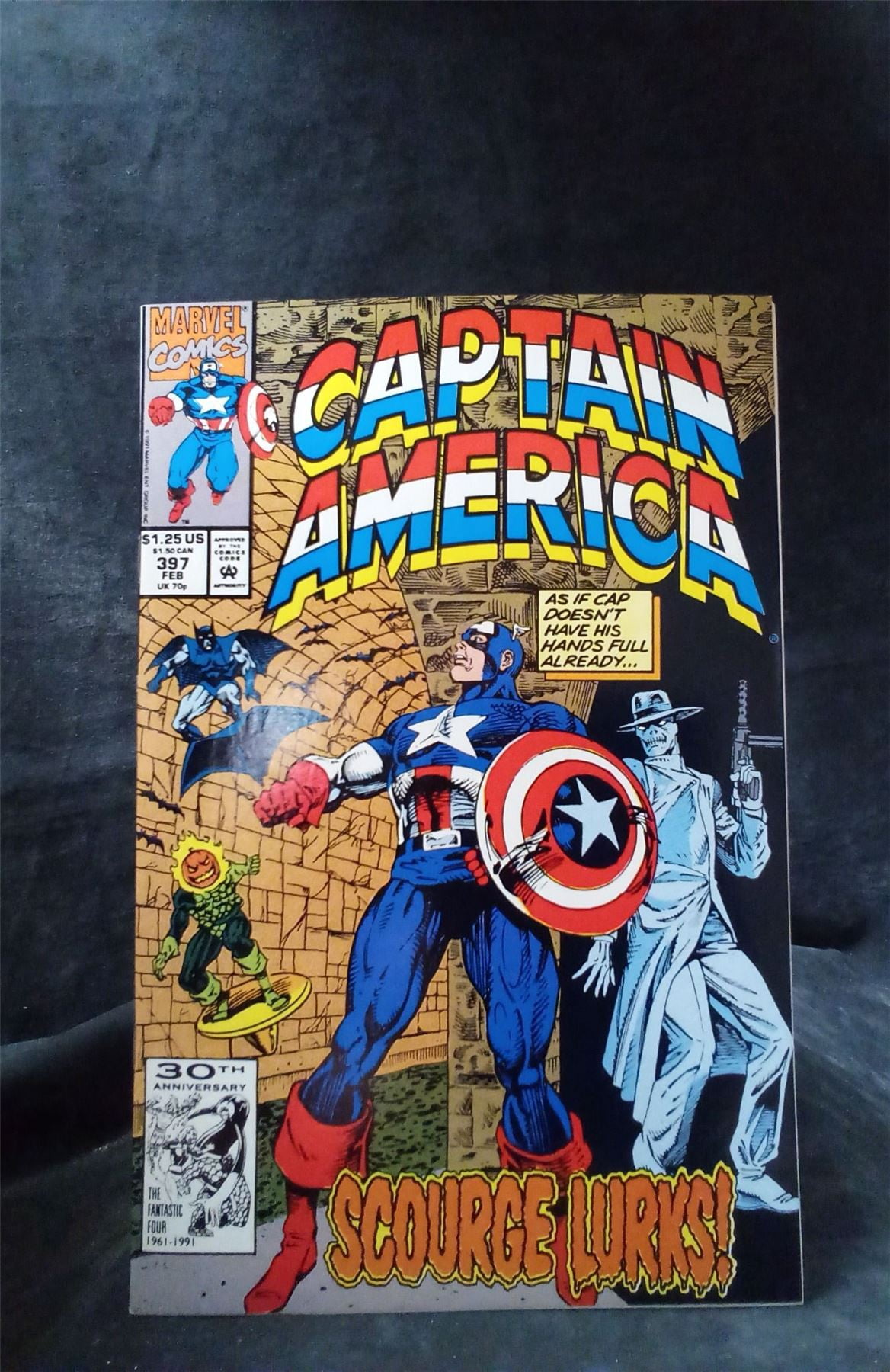 Pre-Owned Captain America #397 1992 Marvel Comics Comic Book - Walmart.com