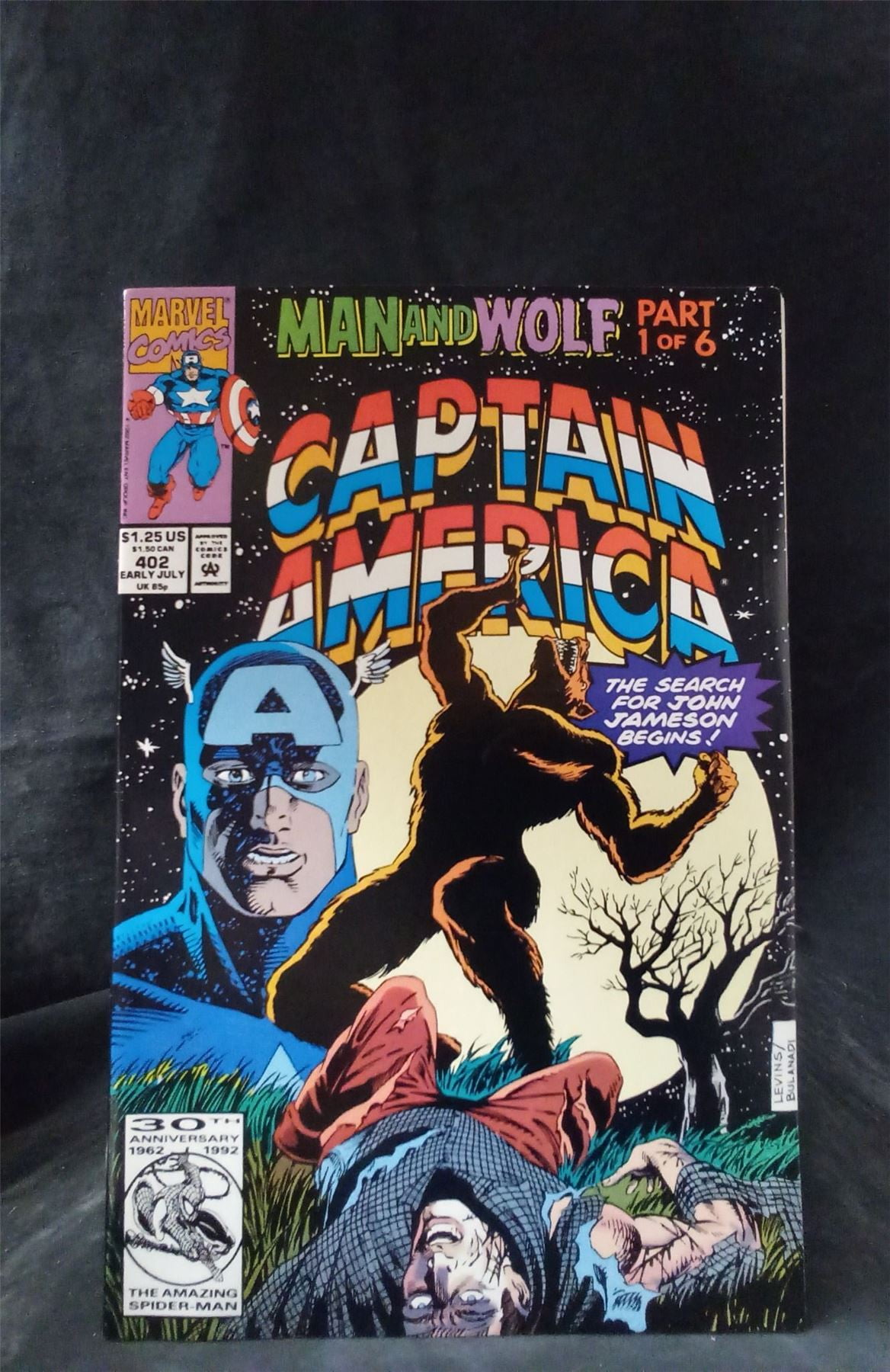 Pre-Owned Captain America #402 1992 Marvel Comics Comic Book - Walmart.com