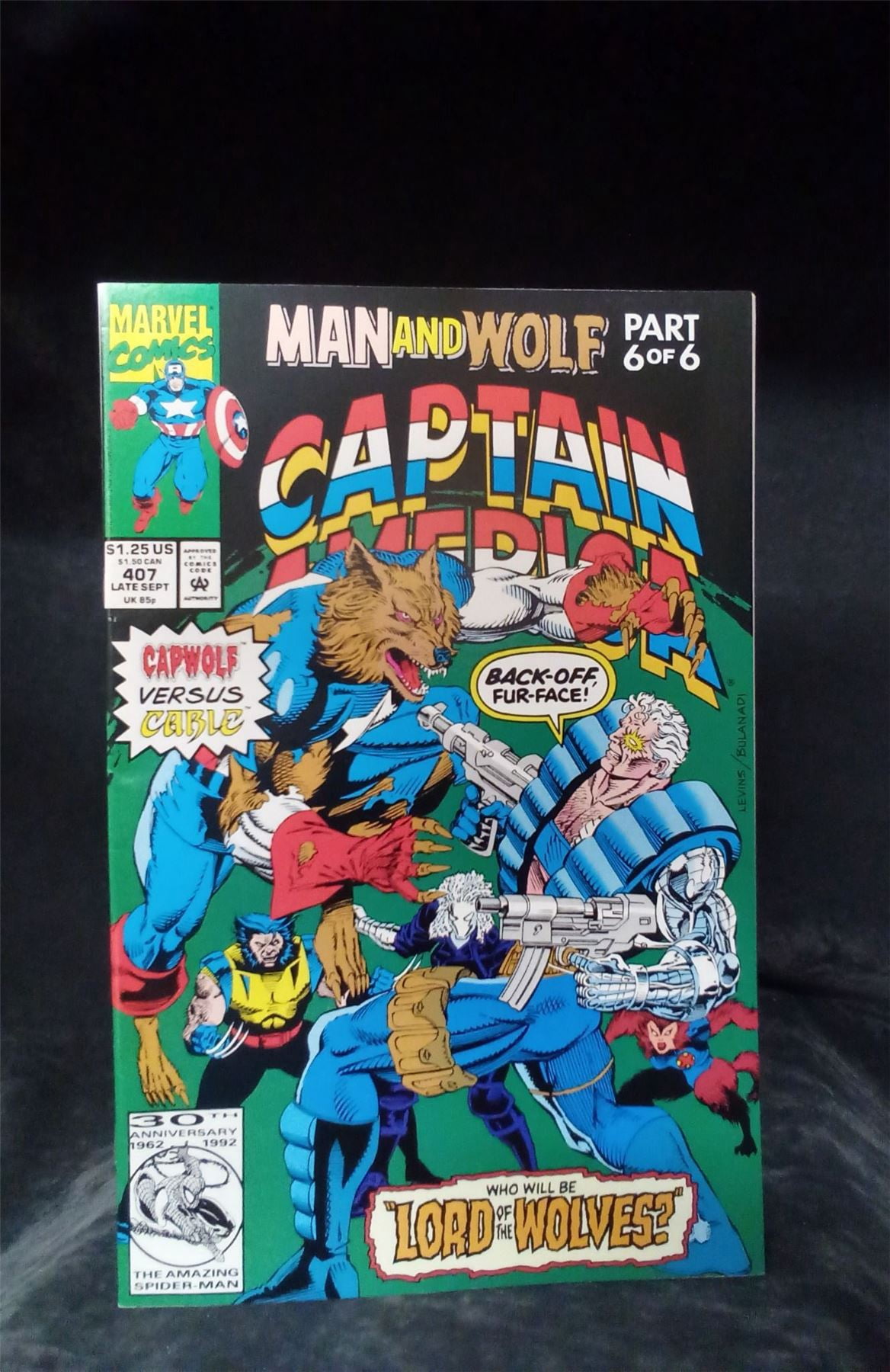 Pre-Owned Captain America #407 1992 Marvel Comics Comic Book - Walmart.com