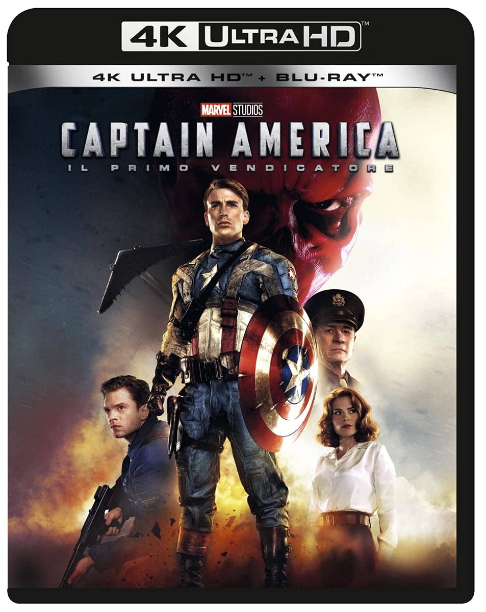Captain America (4k+Br) (4K Ultra HD) Evans Atwell Johnston Joe ...