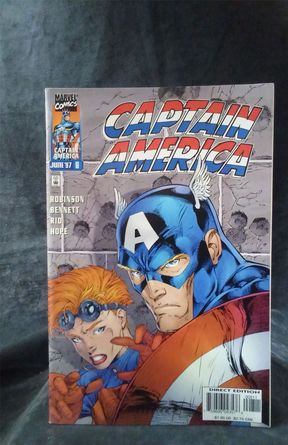 Pre-Owned Captain America #8 1997 Marvel Comics Comic Book - Walmart.com