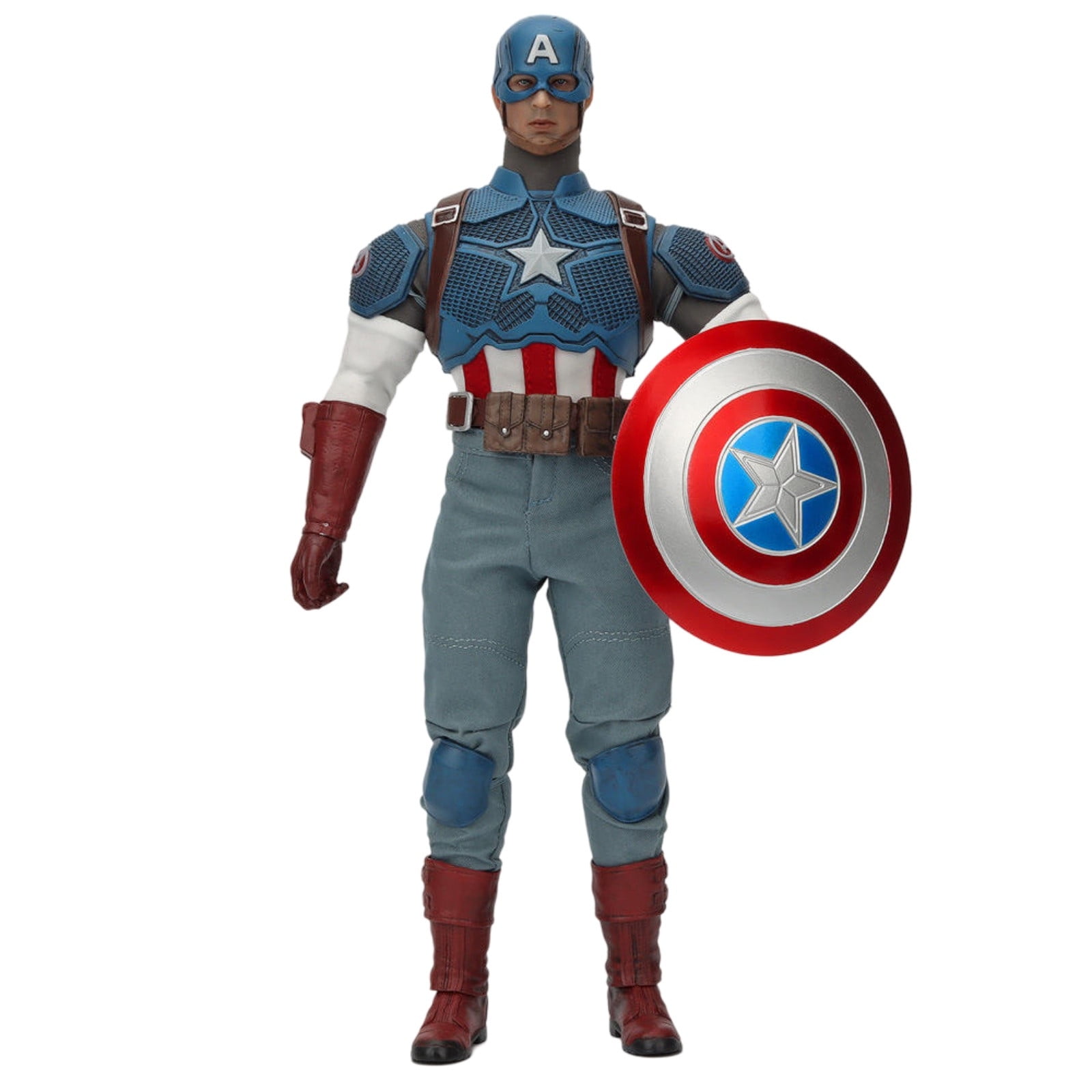 Captain America Action Figure, Premium Design D - Walmart.com