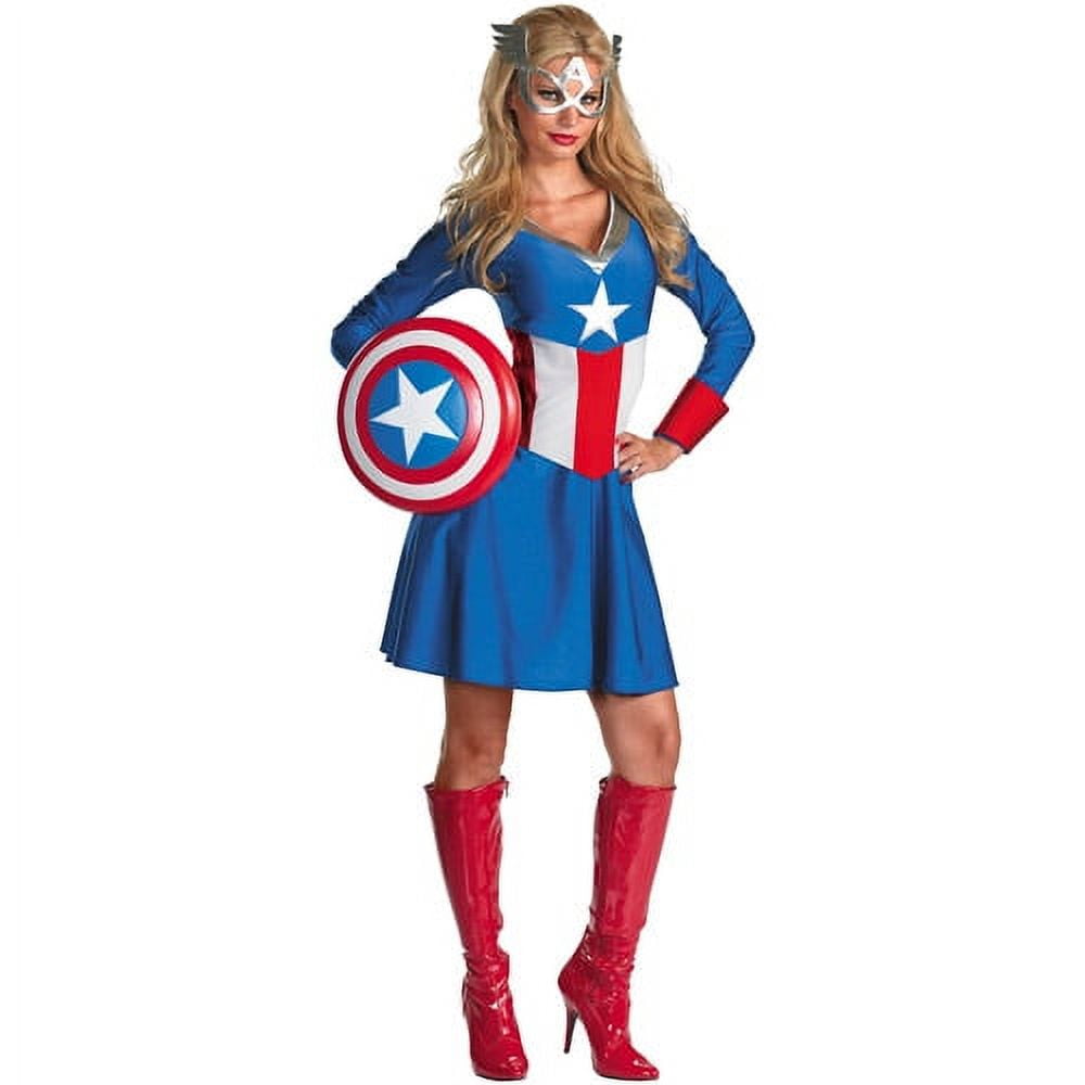 Captain America American Dream Classic Adult Halloween Costume ...