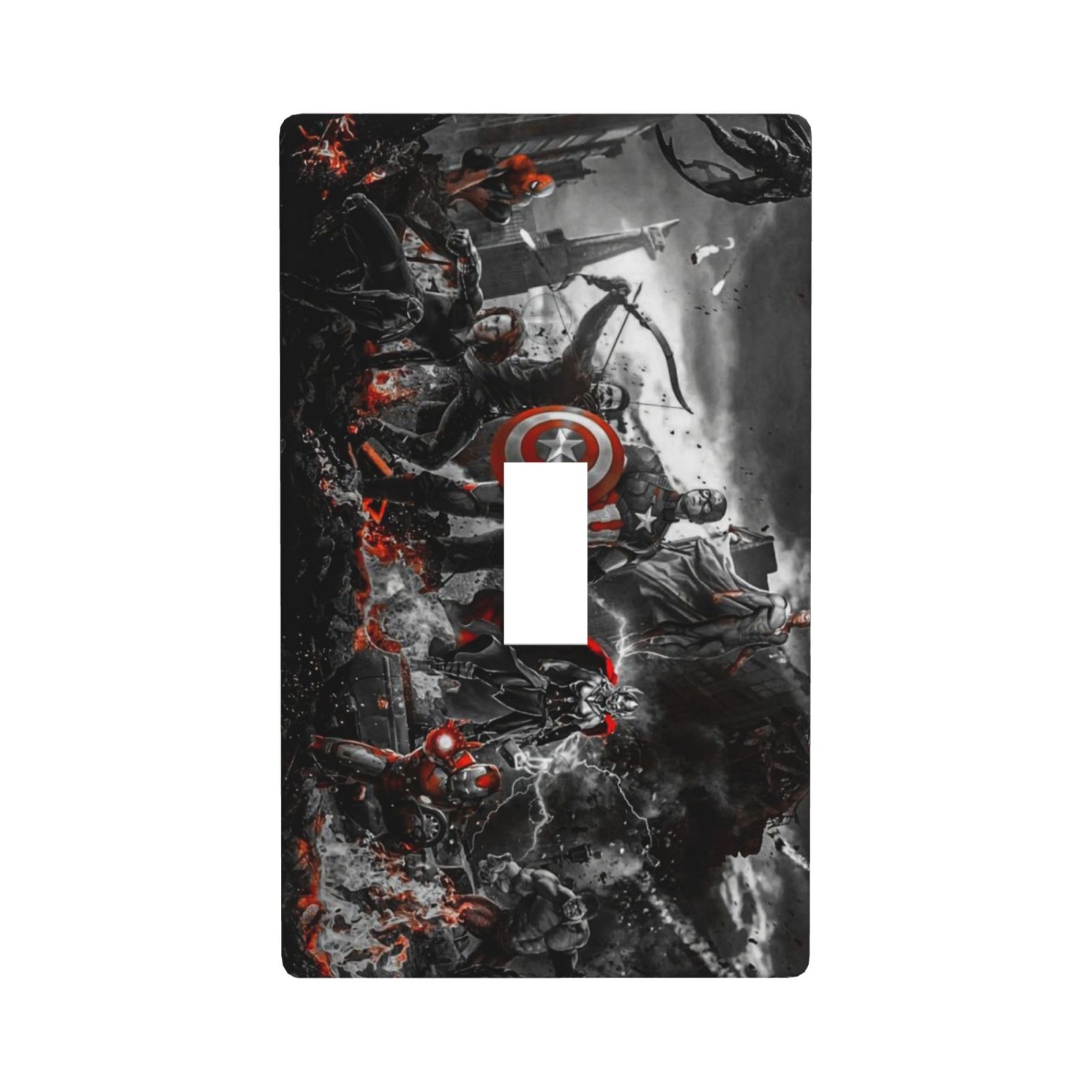 Captain America Anime Light Switch Cover Plates, Single Lever Wall ...