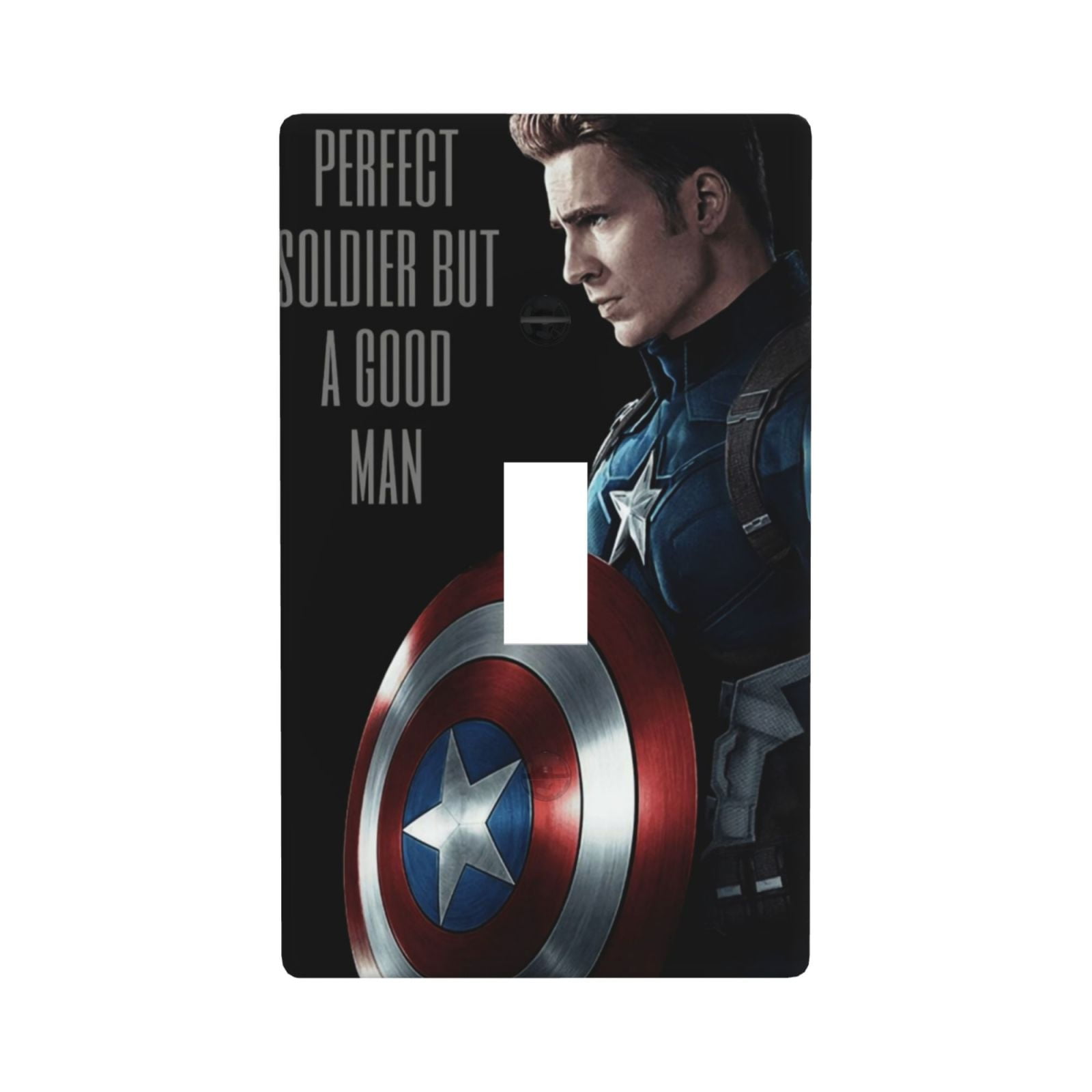 Captain America Anime Light Switch Cover Plates, Single Lever Wall ...