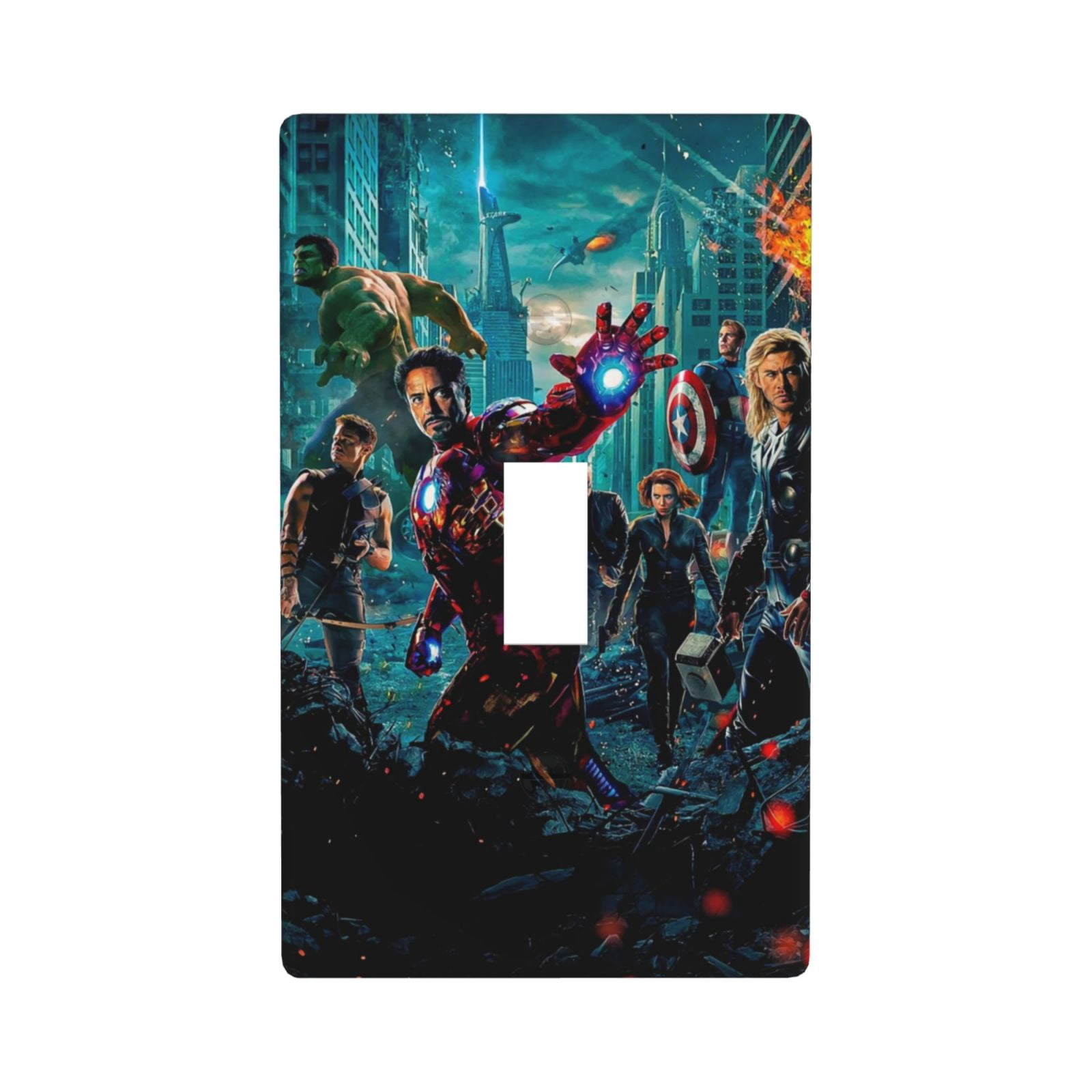 Captain America Anime Light Switch Cover Plates, Single Lever Wall ...