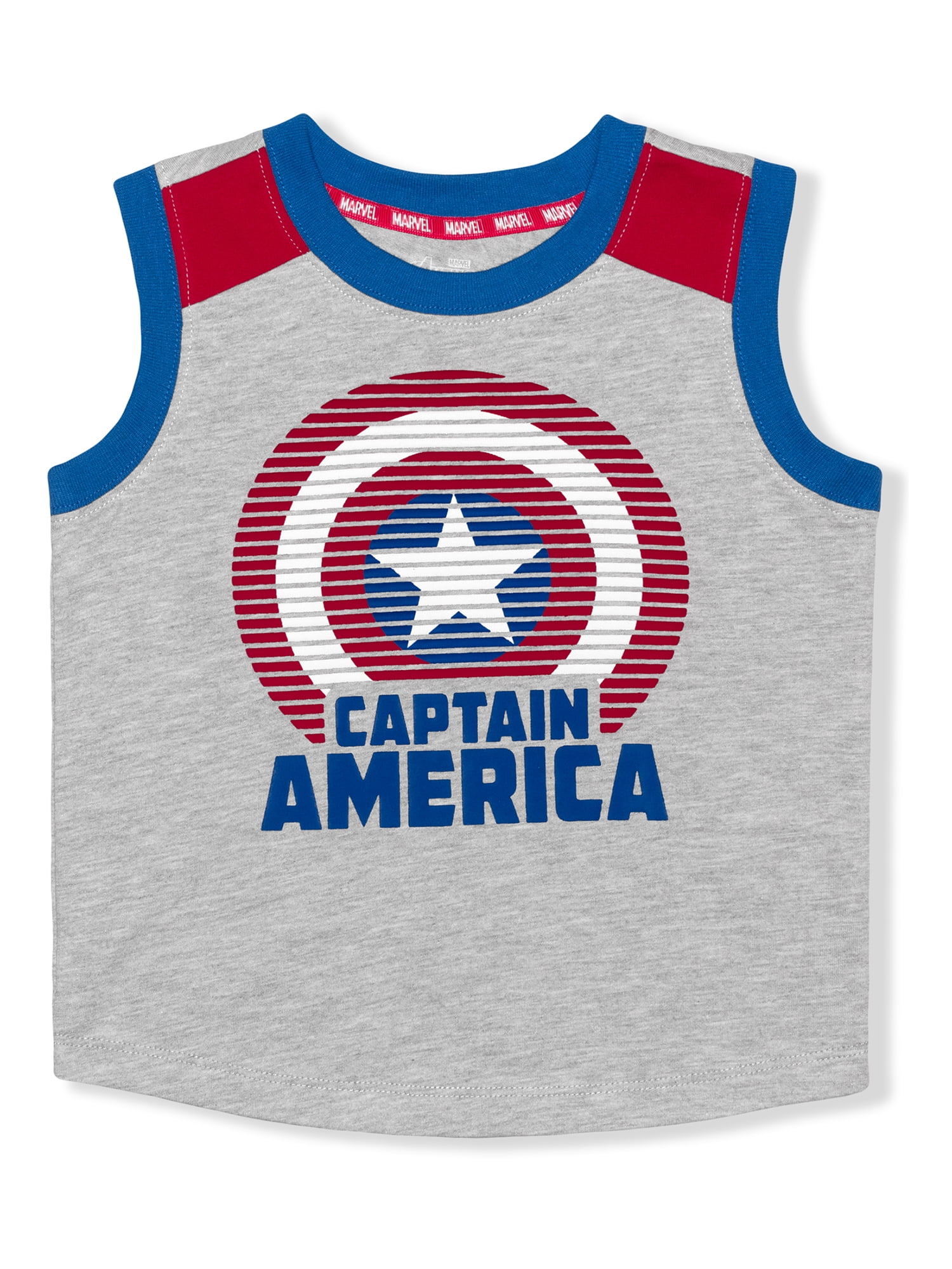 Captain America Baby Boy & Toddler Boy Tank-Top (12M-5T) - Walmart ...