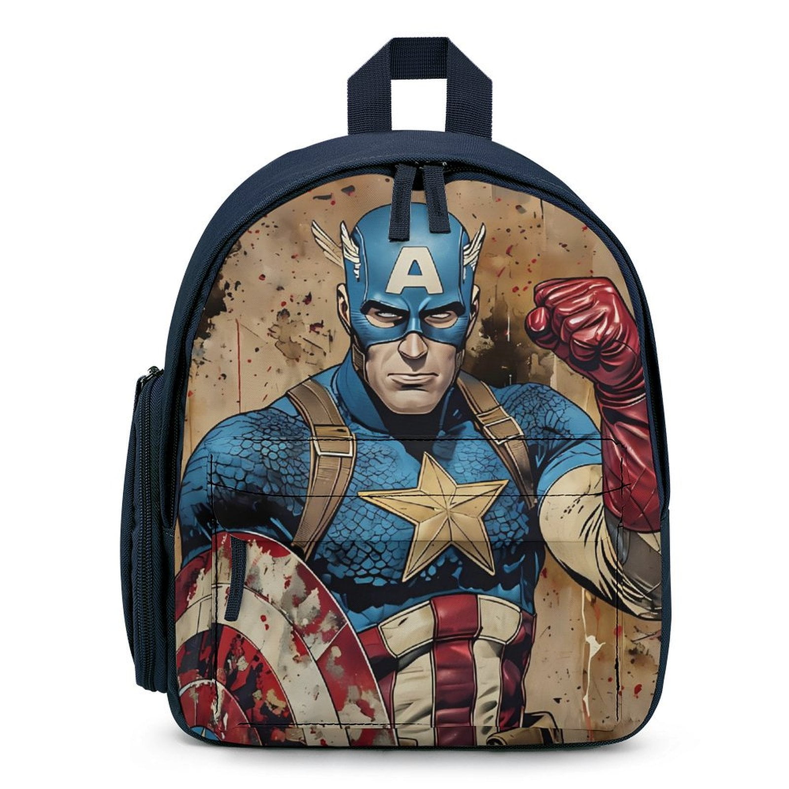 Captain-America Backpack Bag, Large Capacity Daypack Lightweight Travel ...