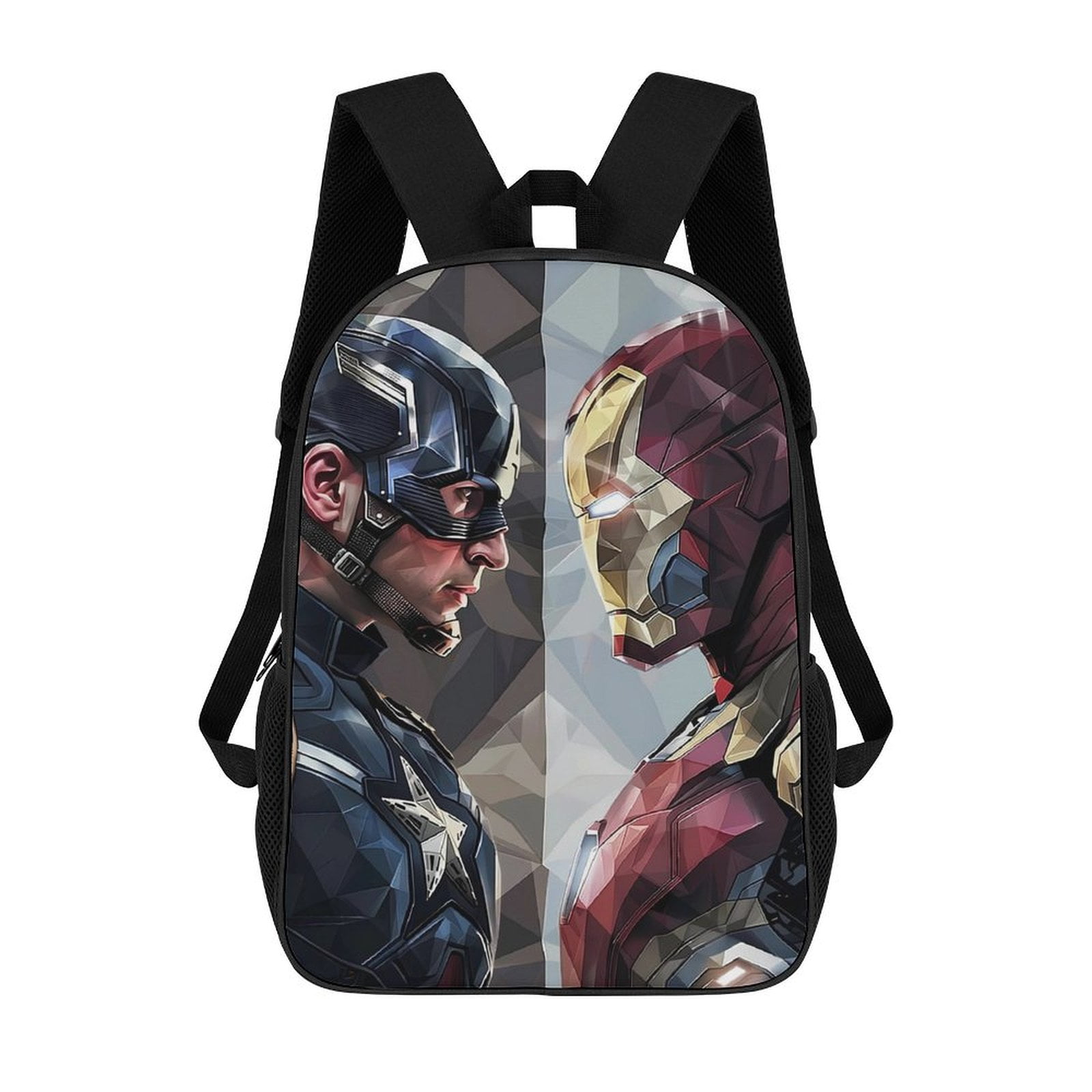 Captain-America Backpack, Bookbag with Adjustable Shoulder Straps And ...