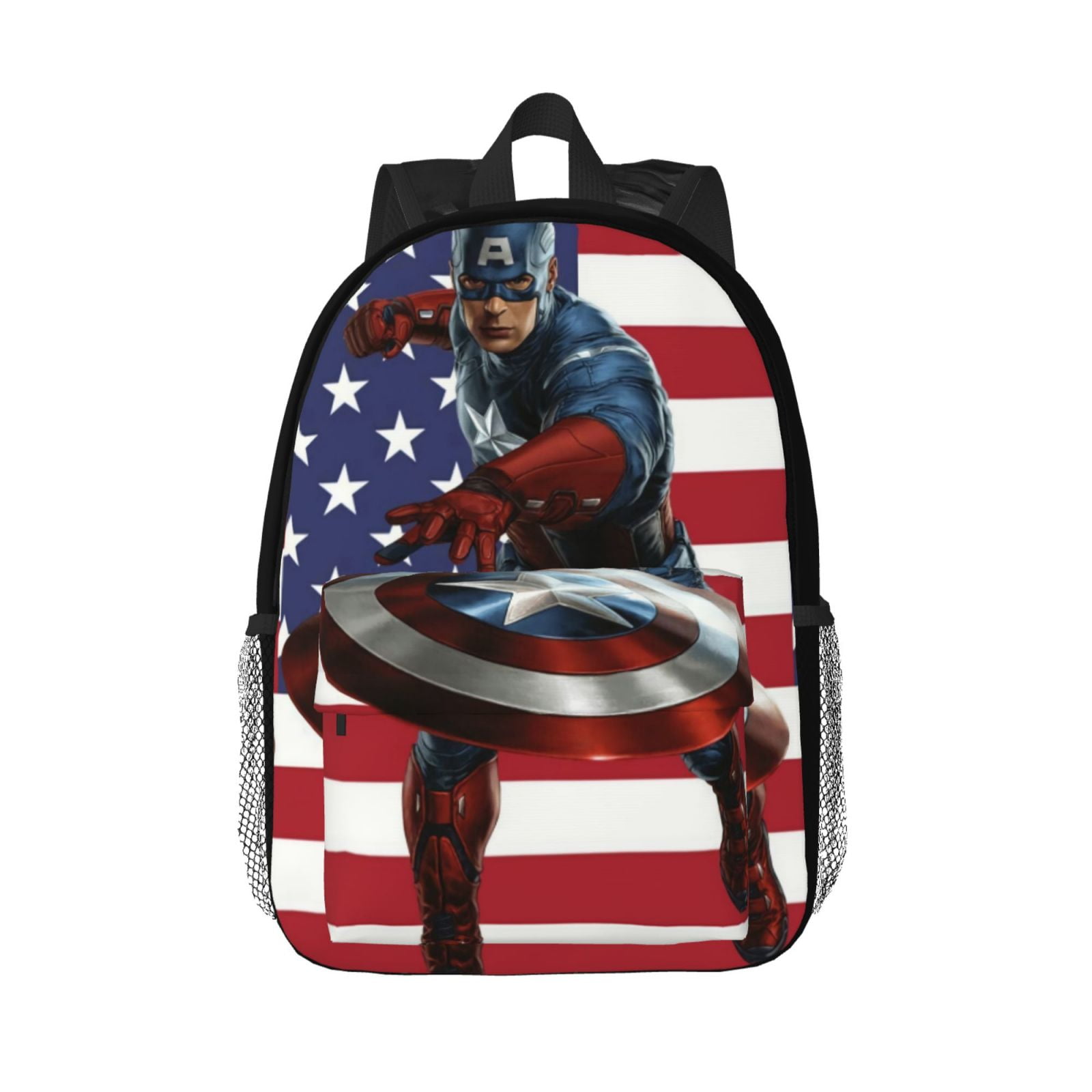 Captain-America Backpack,Classic carry-on travel backpack for men and ...